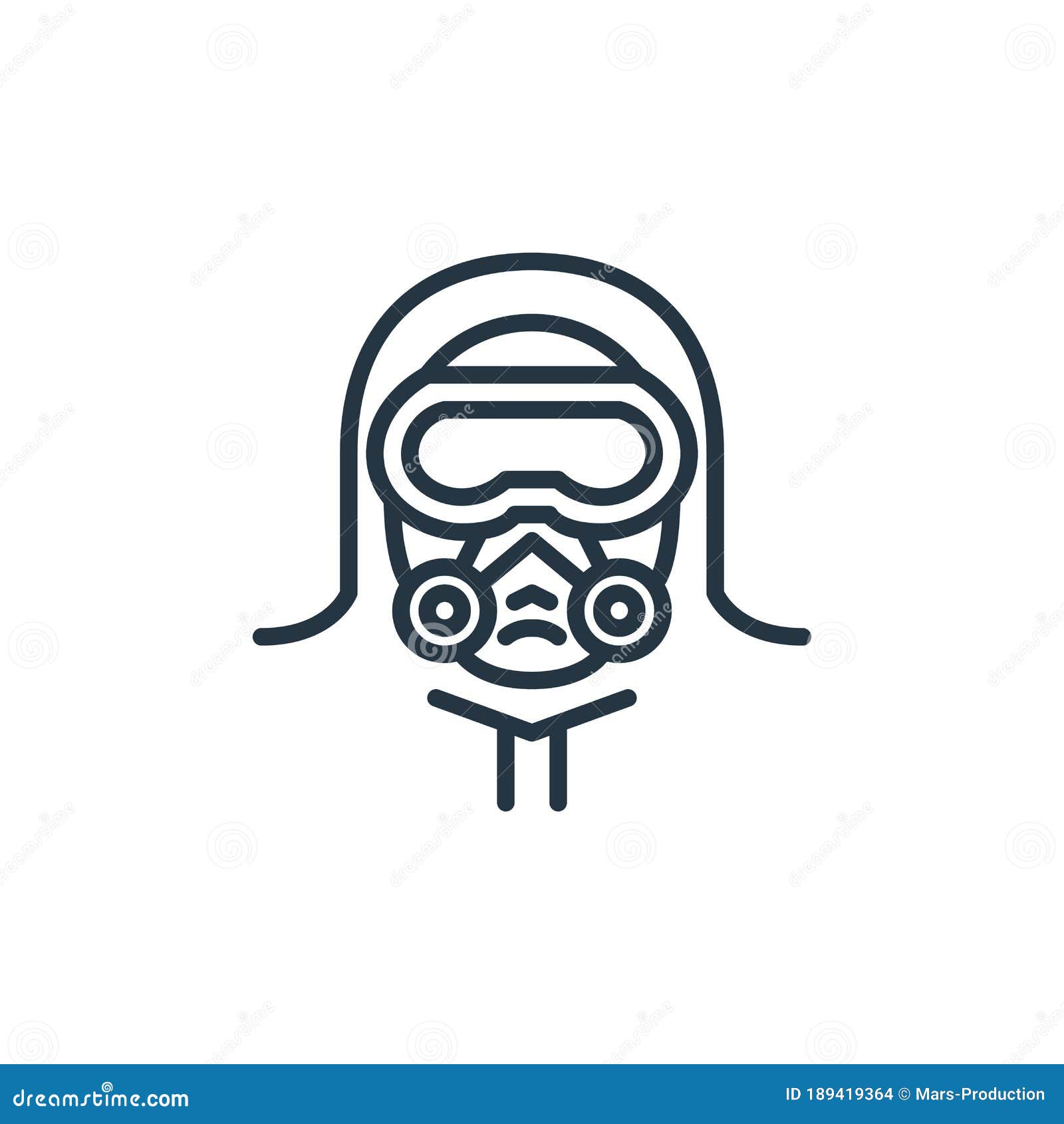 Hazmat Vector Icon Isolated on White Background. Outline, Thin Line ...