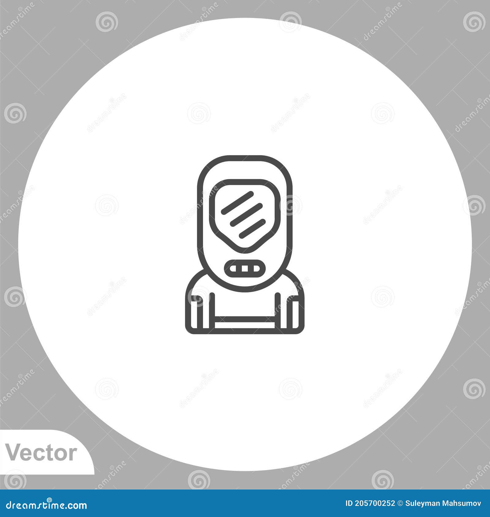 Hazmat Vector Icon Sign Symbol Stock Vector - Illustration of ...