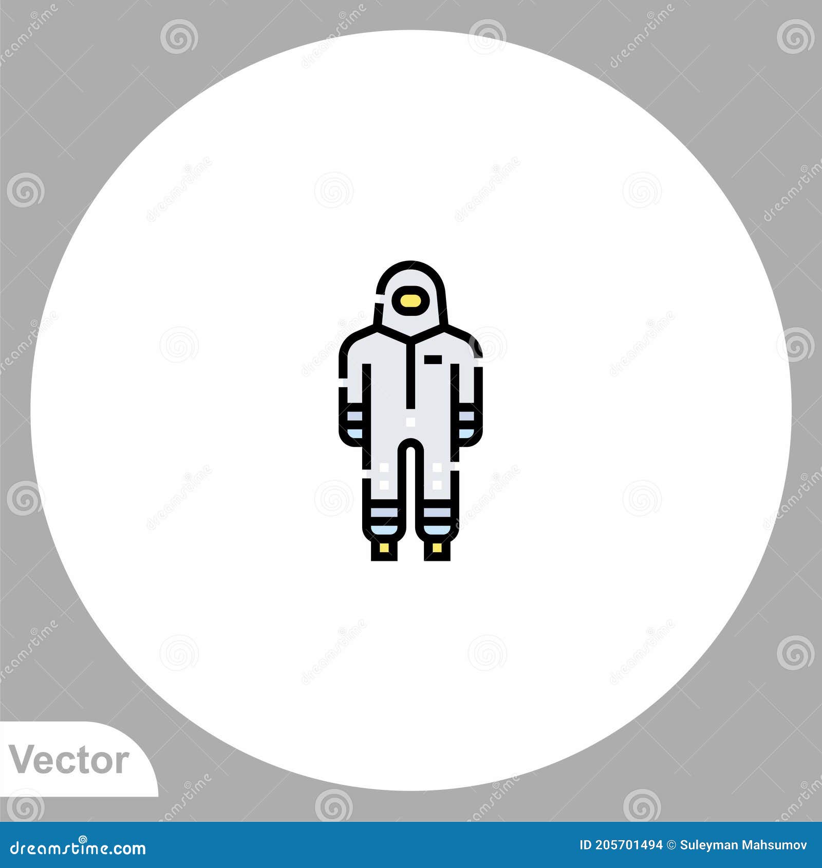 Hazmat Vector Icon Sign Symbol Stock Vector - Illustration of danger ...