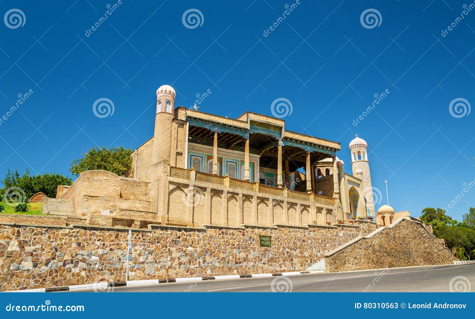 Hazrat Khizr Mosque in Samarkand, Uzbekistan Stock Image - Image of ...