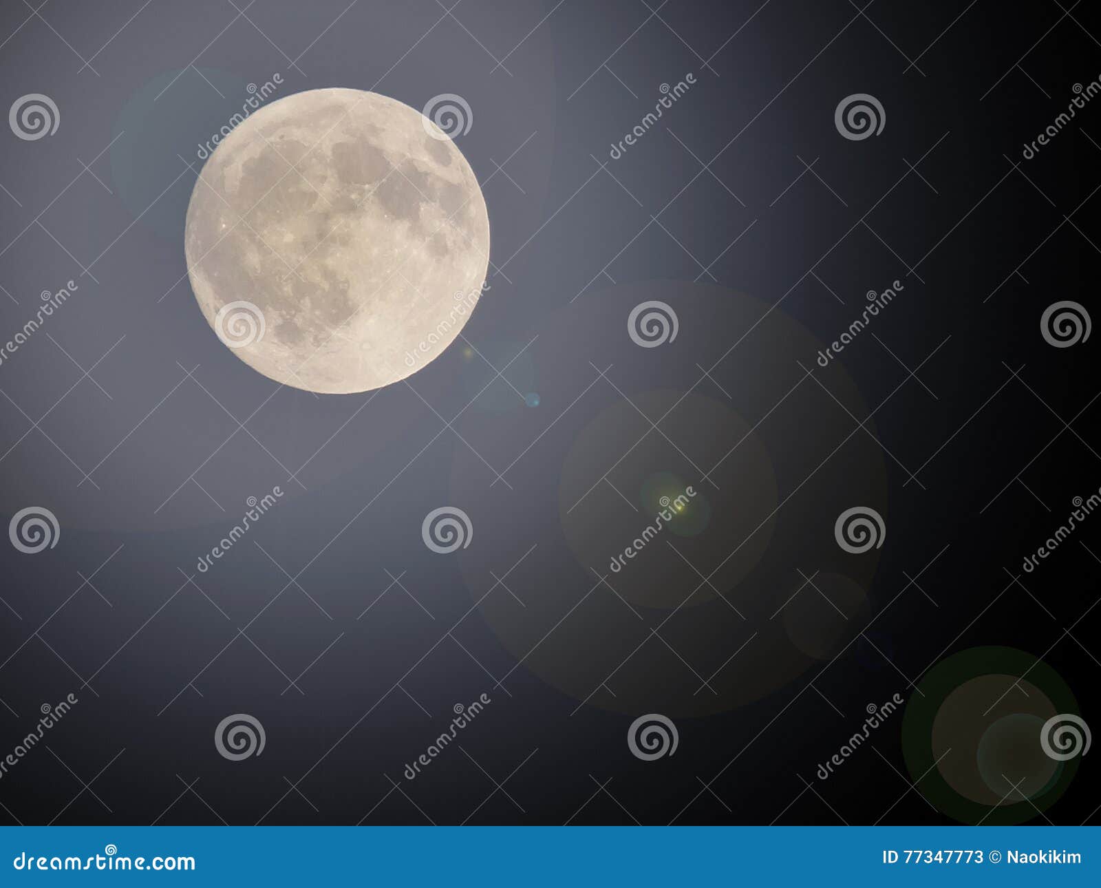 Hazy full moon background stock image. Image of horizontal - 77347773