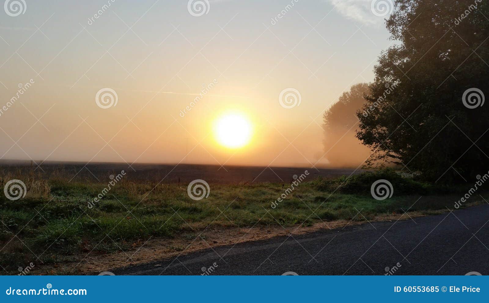 Hazy morning stock image. Image of hazy, morning, nature - 60553685