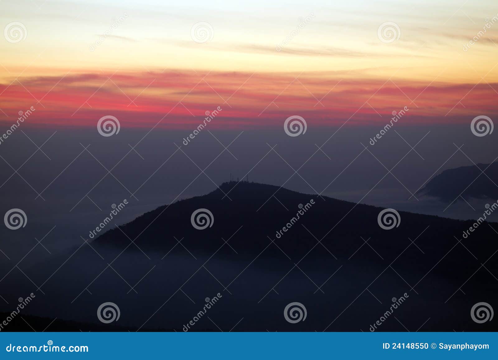 Hazy sky. stock photo. Image of spring, nature, backdrop - 24148550