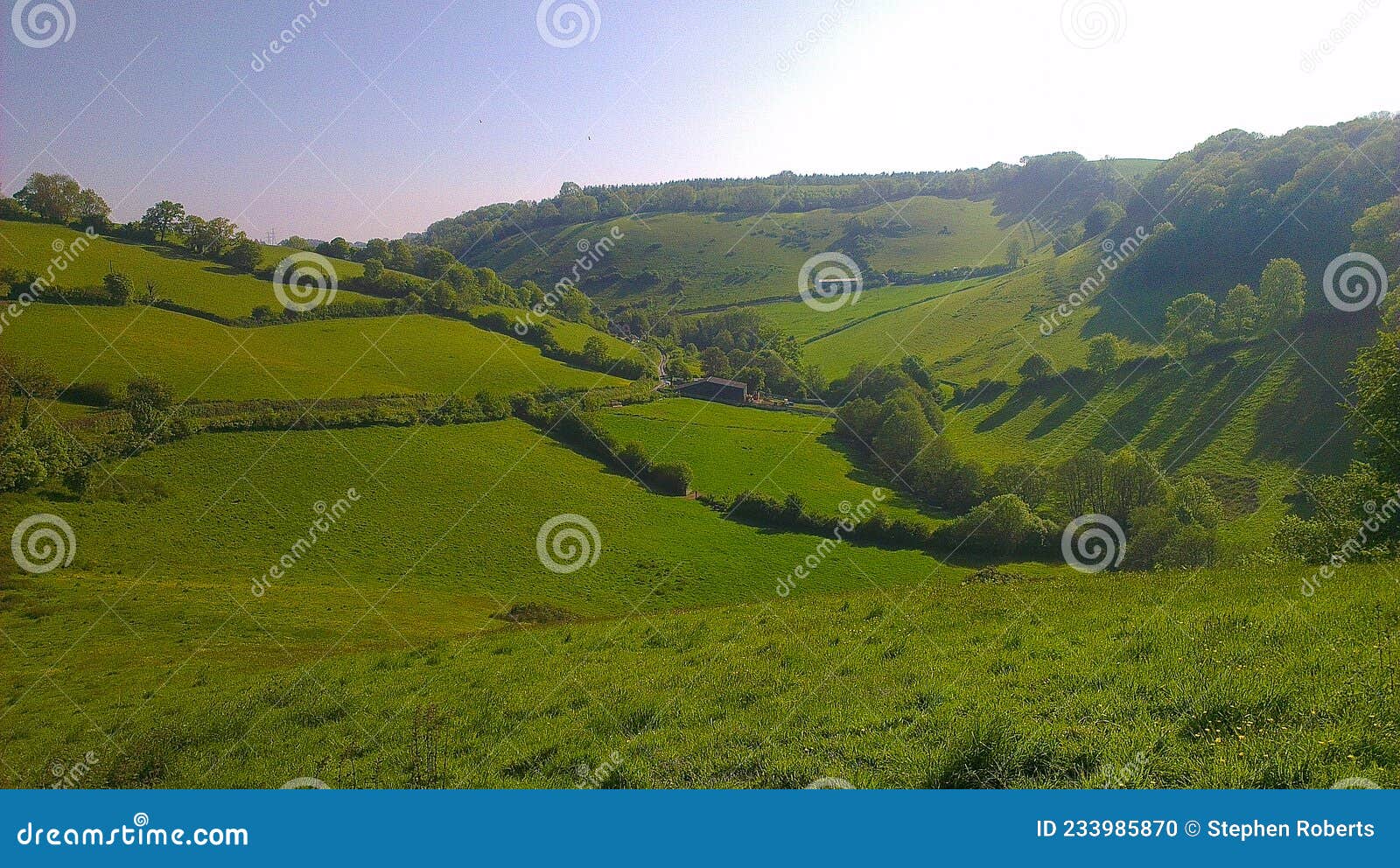 Hazy, Sunny Summer& X27;s Days in South Devon Stock Photo - Image of ...