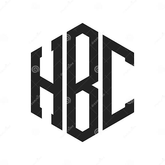 HBC Logo Design. Initial Letter HBC Monogram Logo Using Hexagon Shape ...