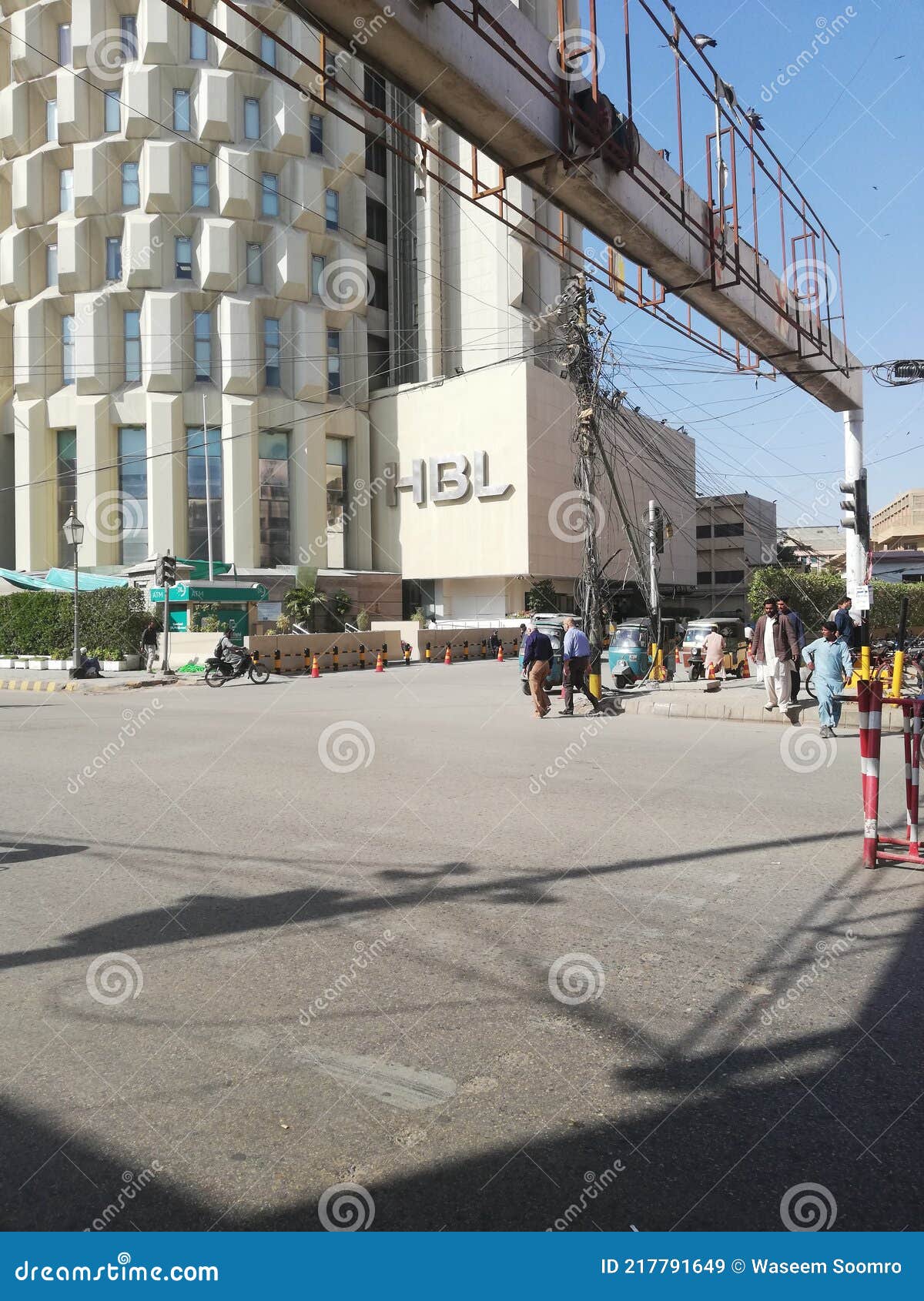 HBl Tower Beautiful at Karachi Editorial Stock Image - Image of ...