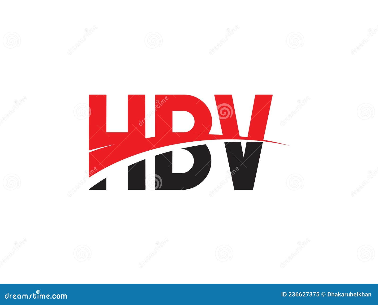 HBV Letter Initial Logo Design Vector Illustration Stock Vector ...