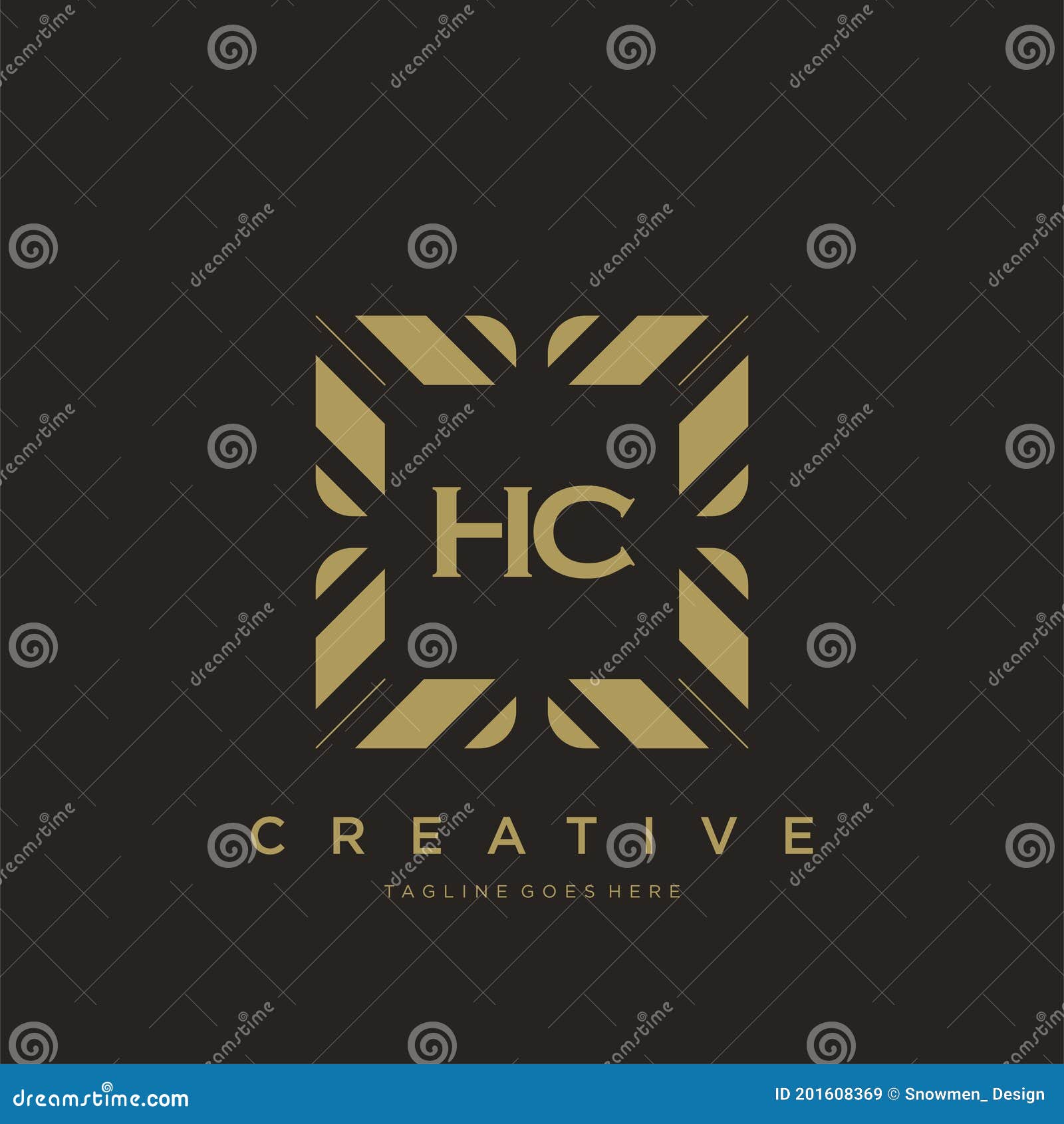 HC Initial Letter Luxury Ornament Monogram Logo Template Vector Stock ...