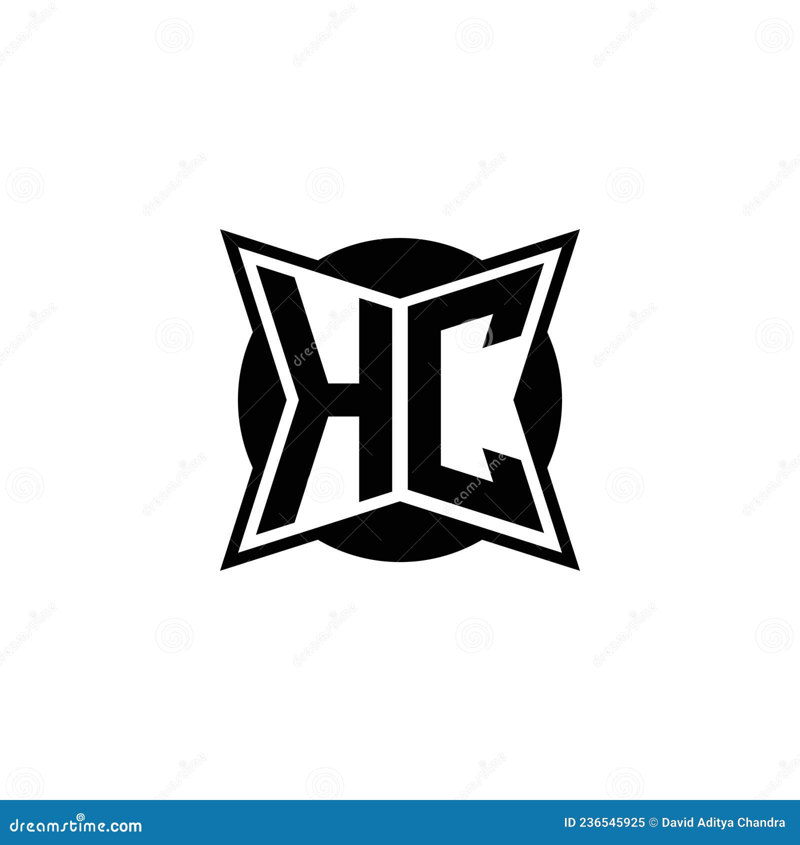 HC Logo Monogram Geometric Modern Design Stock Vector - Illustration of ...