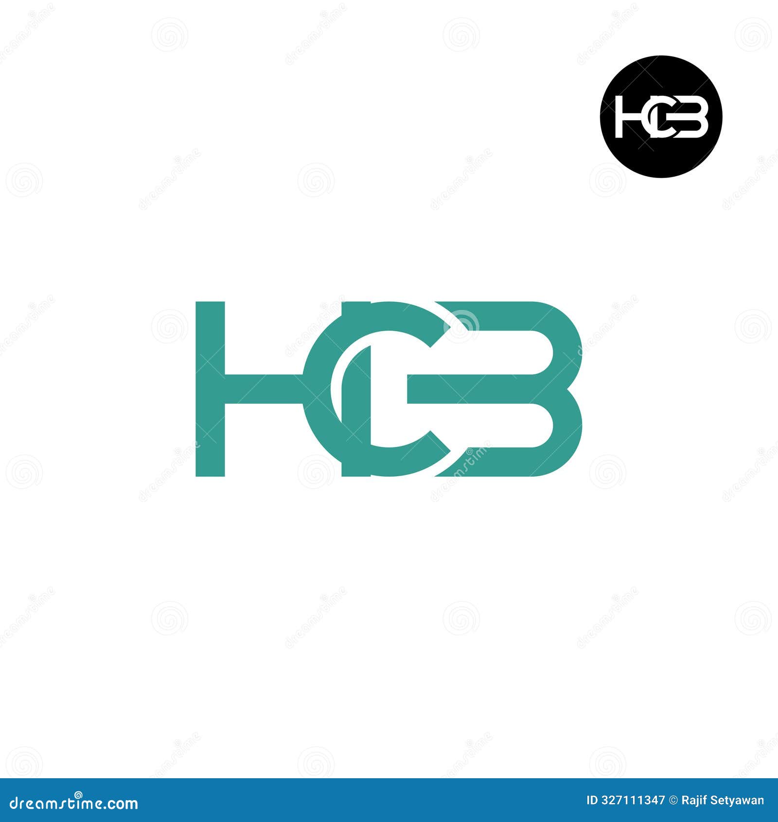 HCB Logo Letter Monogram Design Stock Vector - Illustration of business ...