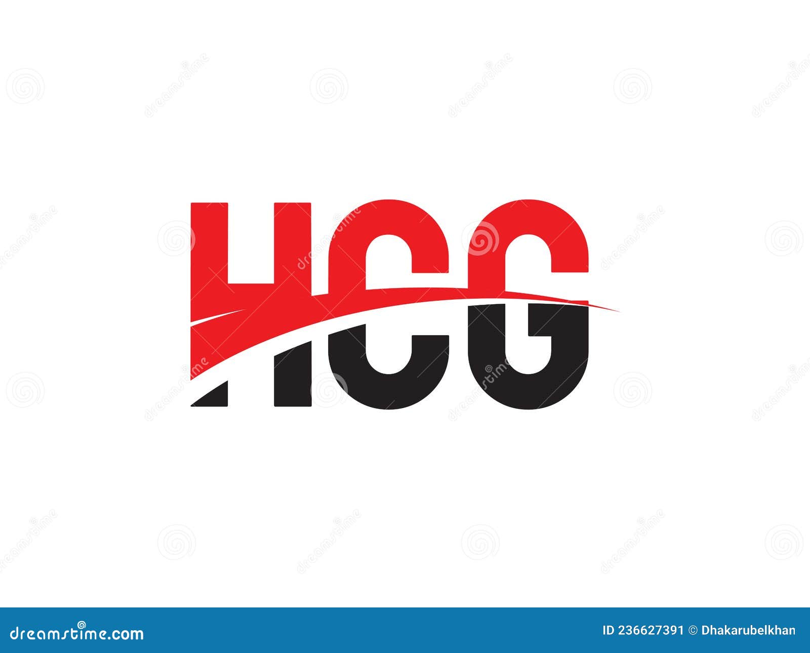 HCG Letter Initial Logo Design Vector Illustration Stock Vector ...