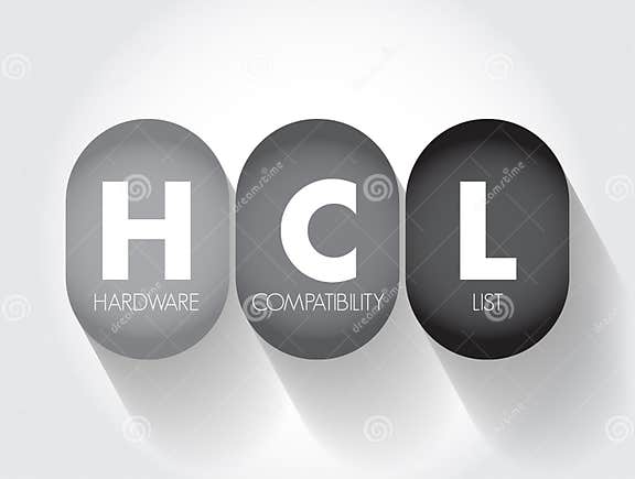 HCL - Hardware Compatibility List is a Database of Hardware Models and ...