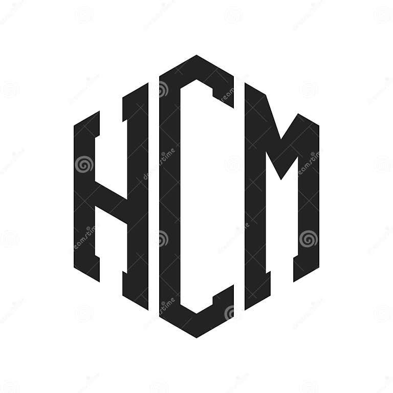 HCM Logo Design. Initial Letter HCM Monogram Logo Using Hexagon Shape ...