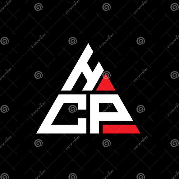 HCP Triangle Letter Logo Design with Triangle Shape. HCP Triangle Logo ...