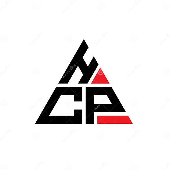 HCP Triangle Letter Logo Design with Triangle Shape. HCP Triangle Logo ...