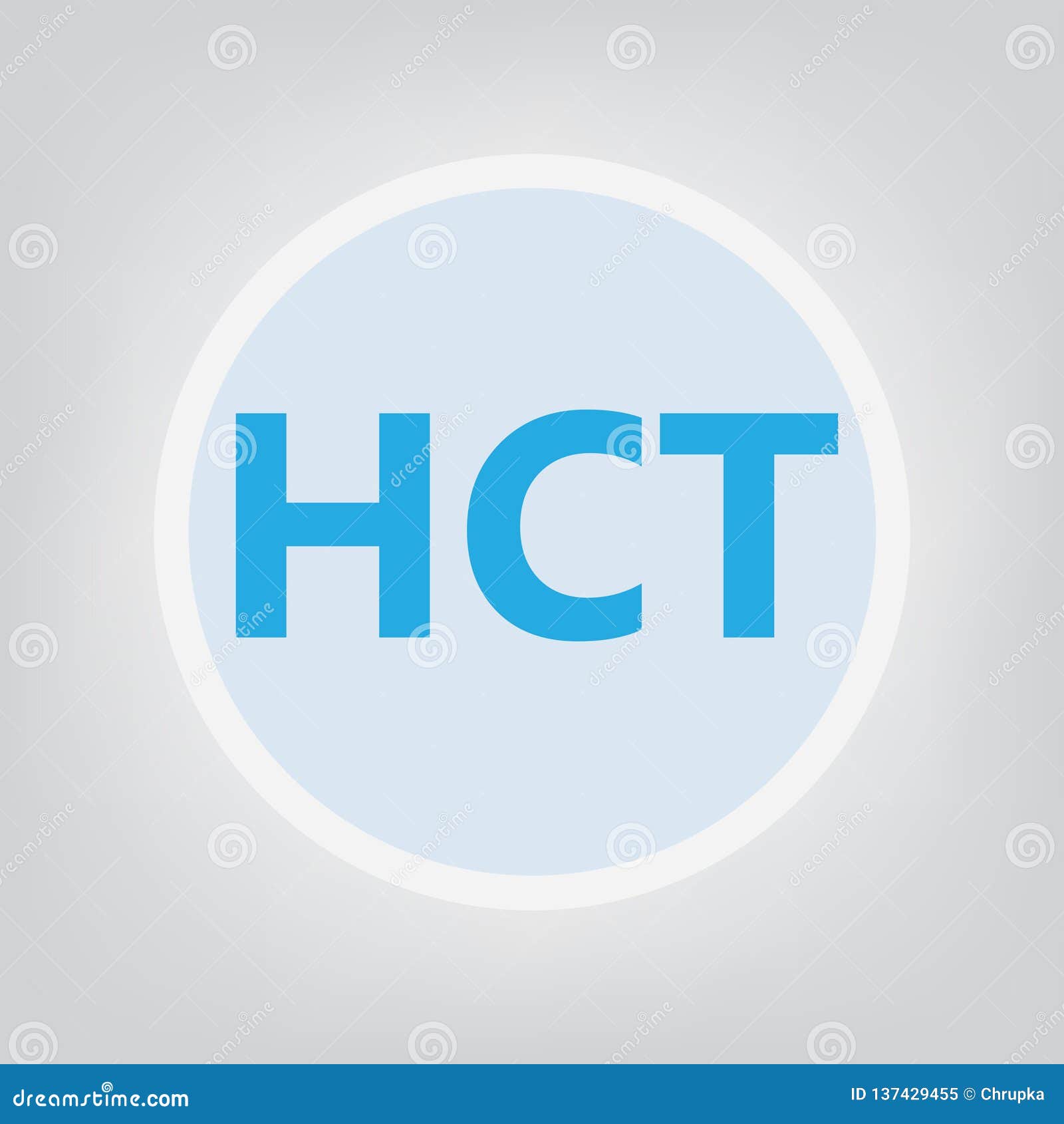 HCT Hematocrit acronym stock vector. Illustration of abbreviaton ...