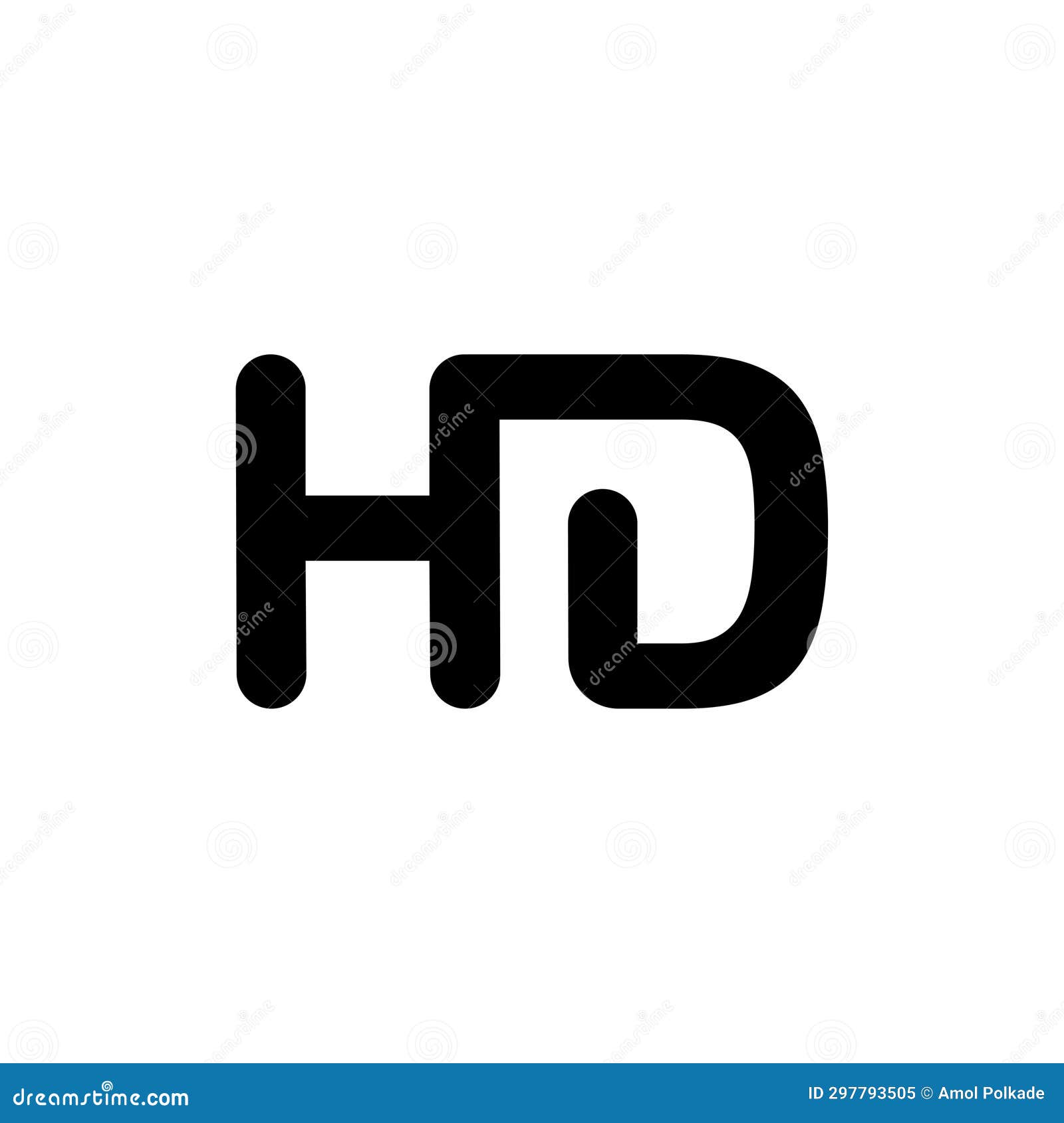 HD Barnd Name Initial Letters Monogram Stock Illustration ...