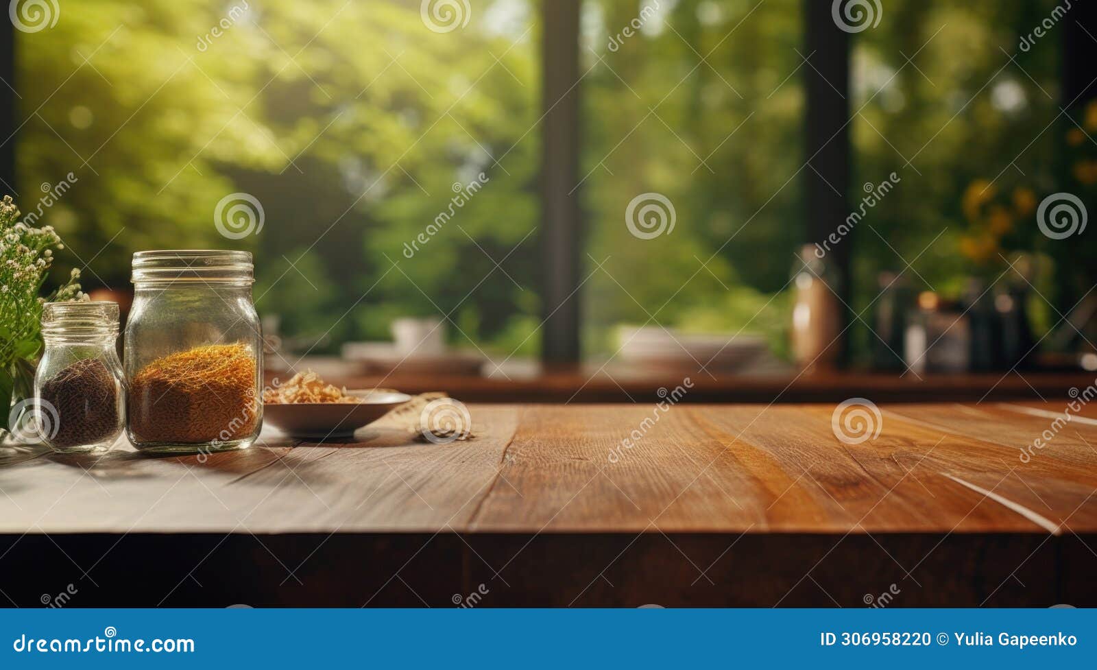 Hd Concept Image Kitchen Table Background for Photo Editing, Stock ...