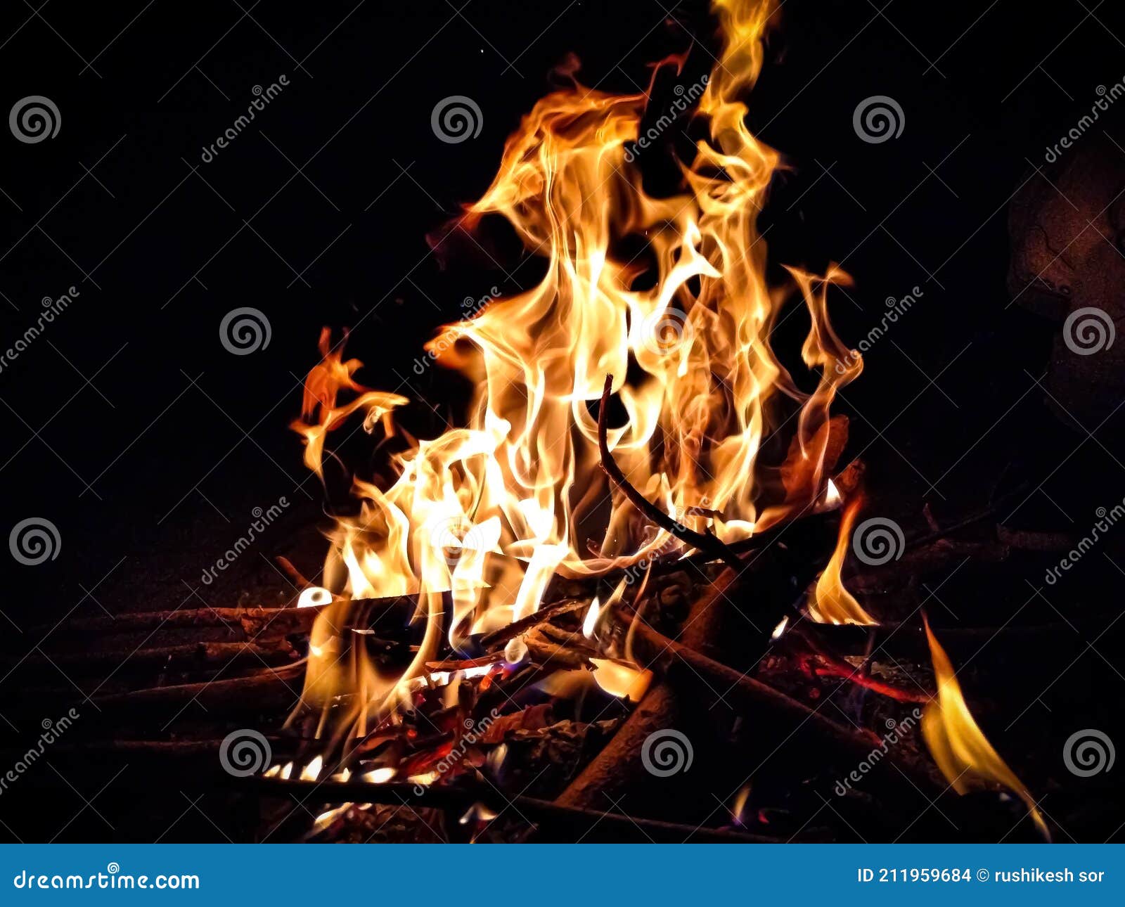 HD Fire Wallpapers Bonfire HD Orange Flame Stock Photo - Image of ...