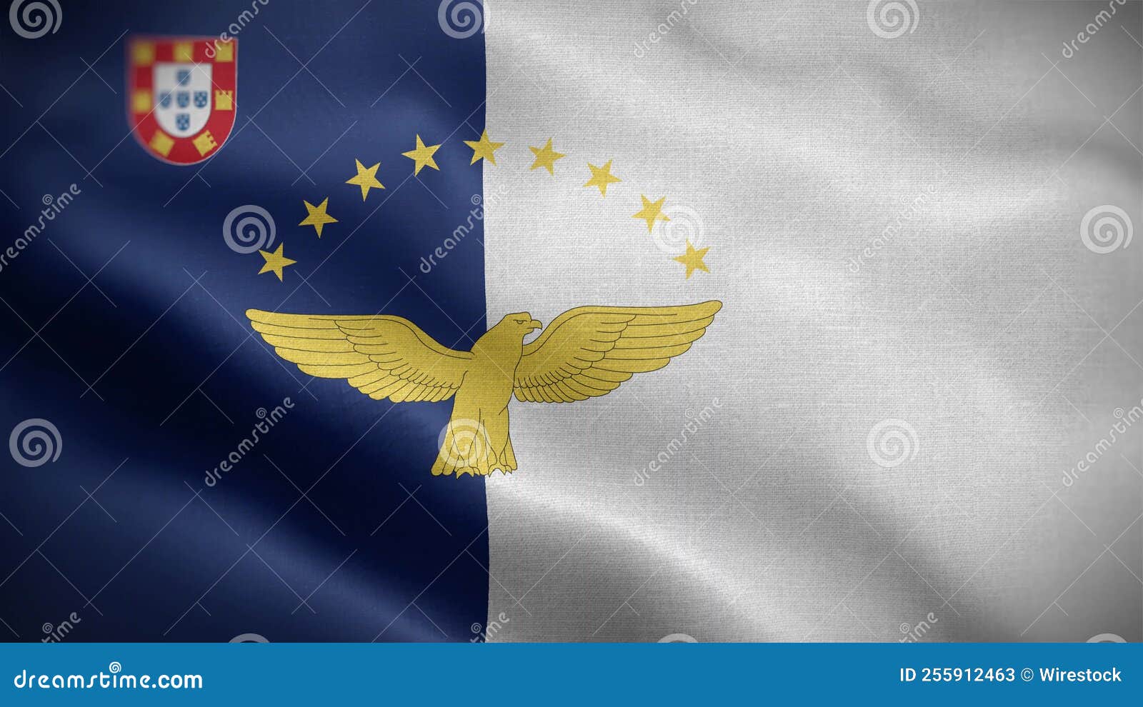 HD of the Flag of the Azores Stock Video - Video of design, banner ...