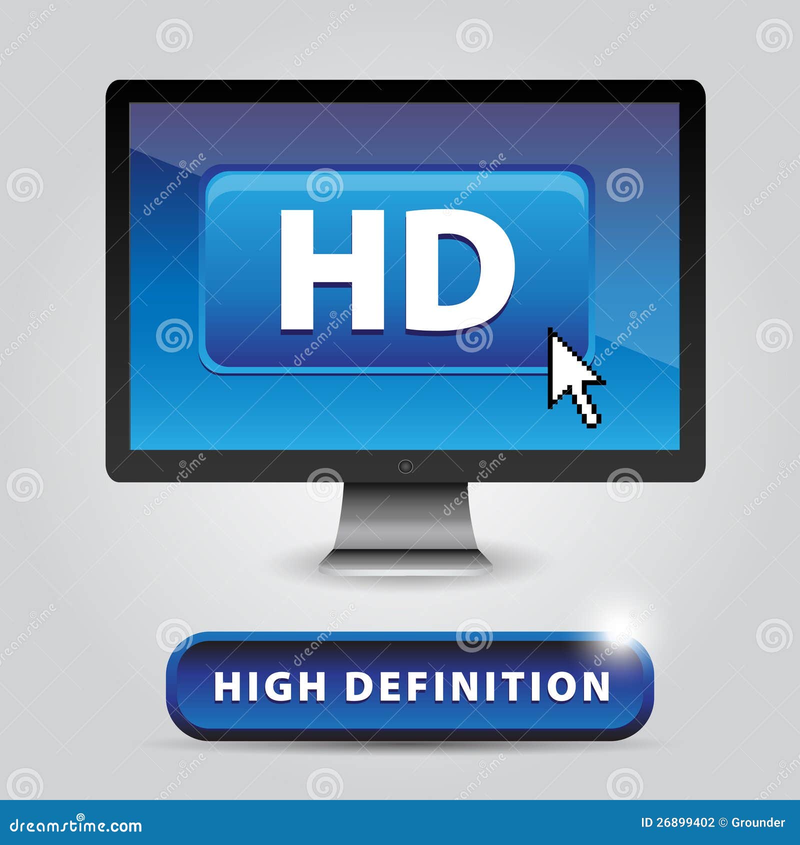 HD - high definition stock vector. Illustration of design - 26899402