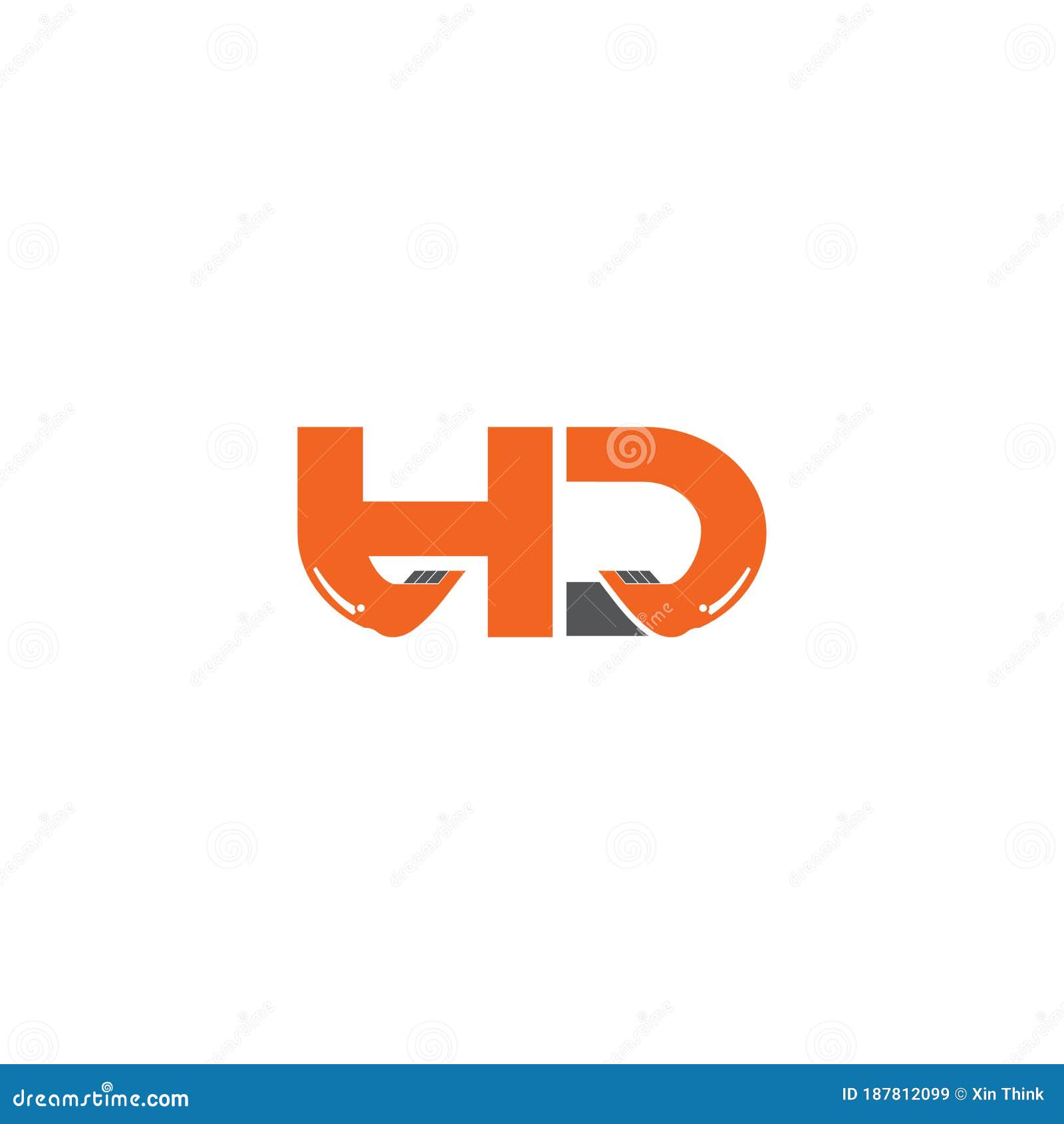 HD Letter Logo Icon Design Template Elements Stock Vector ...