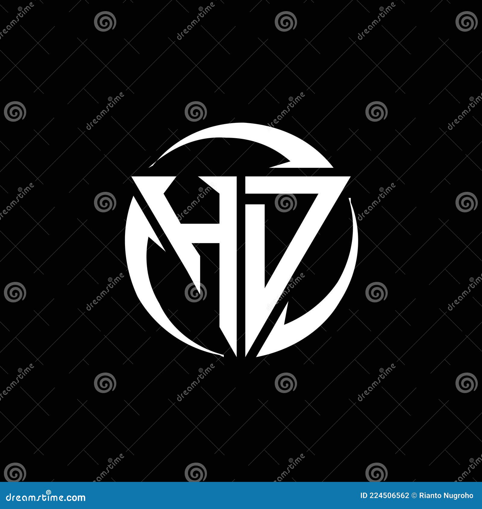 HD Logo Monogram Design Template Stock Vector - Illustration of ...