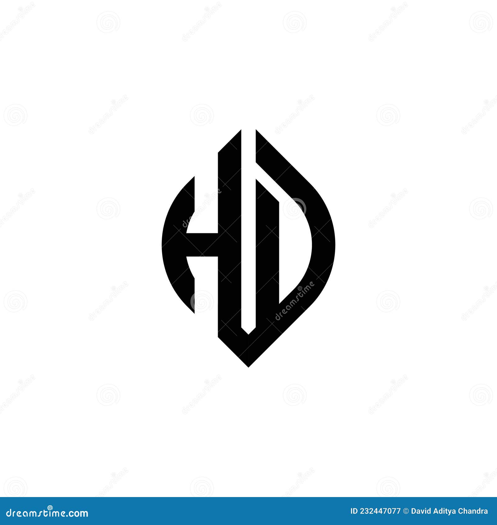 HD Logo Monogram Geometric Shape Style Stock Vector - Illustration of ...