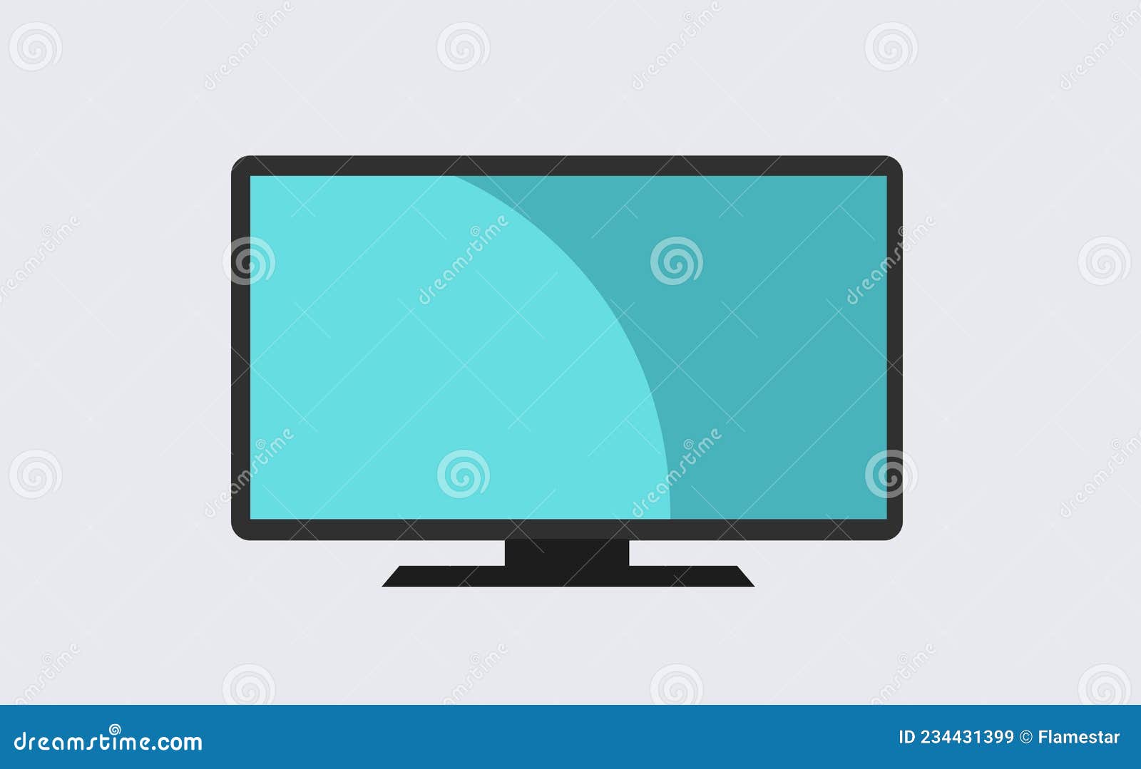 HD Resolution Icon for Web and TV. Flat Design Stock Illustration ...