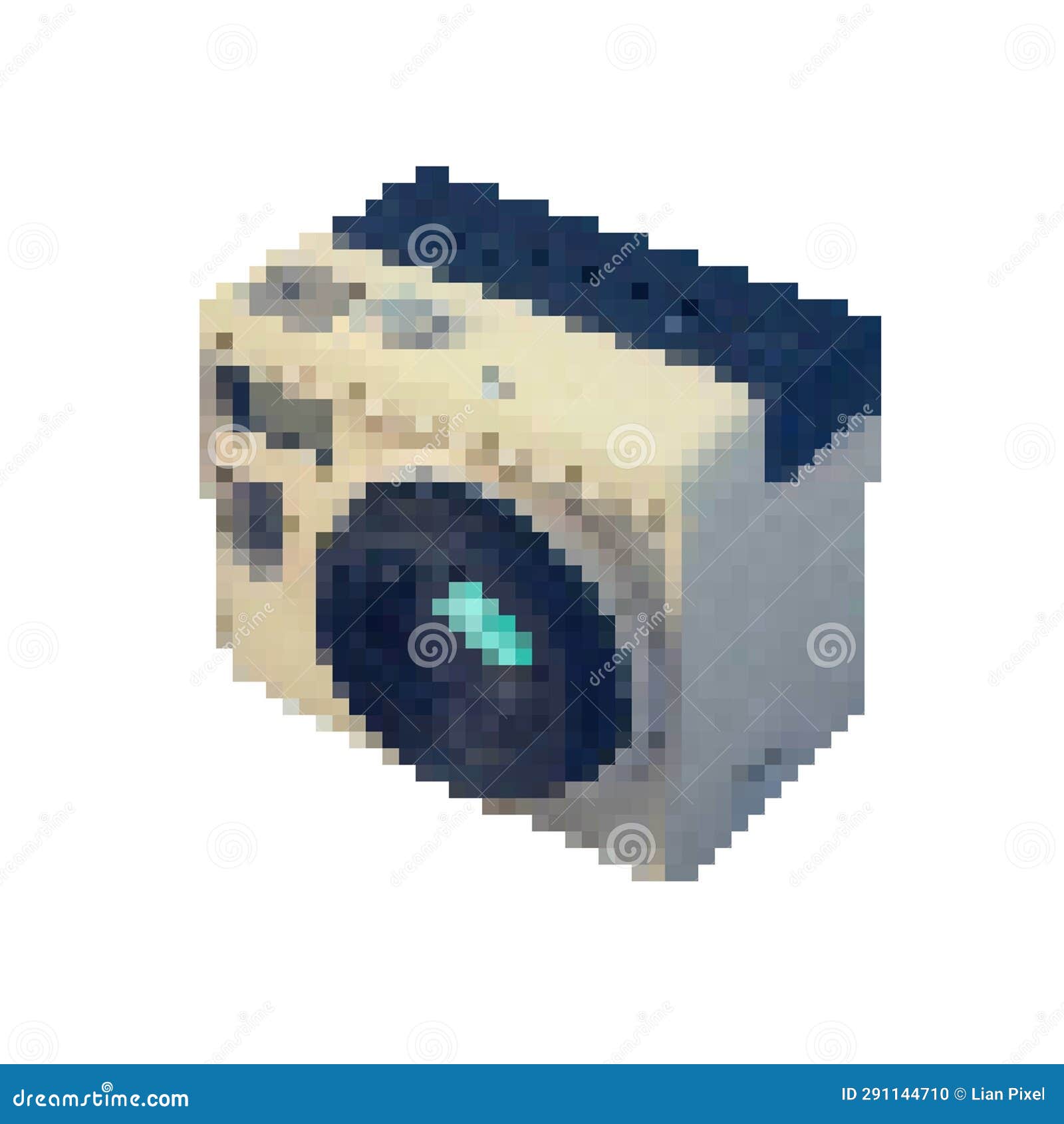 Pixel Camera Logo Cartoon Vector | CartoonDealer.com #92731191