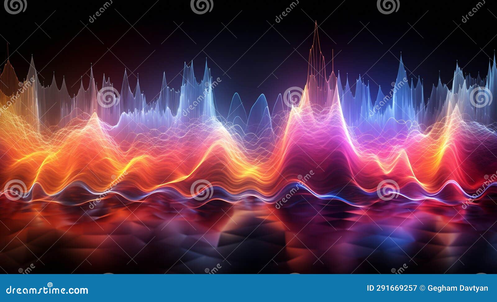 Hd Sound Wave Wallpaper, Visual Waves Background, Graphic Designed ...