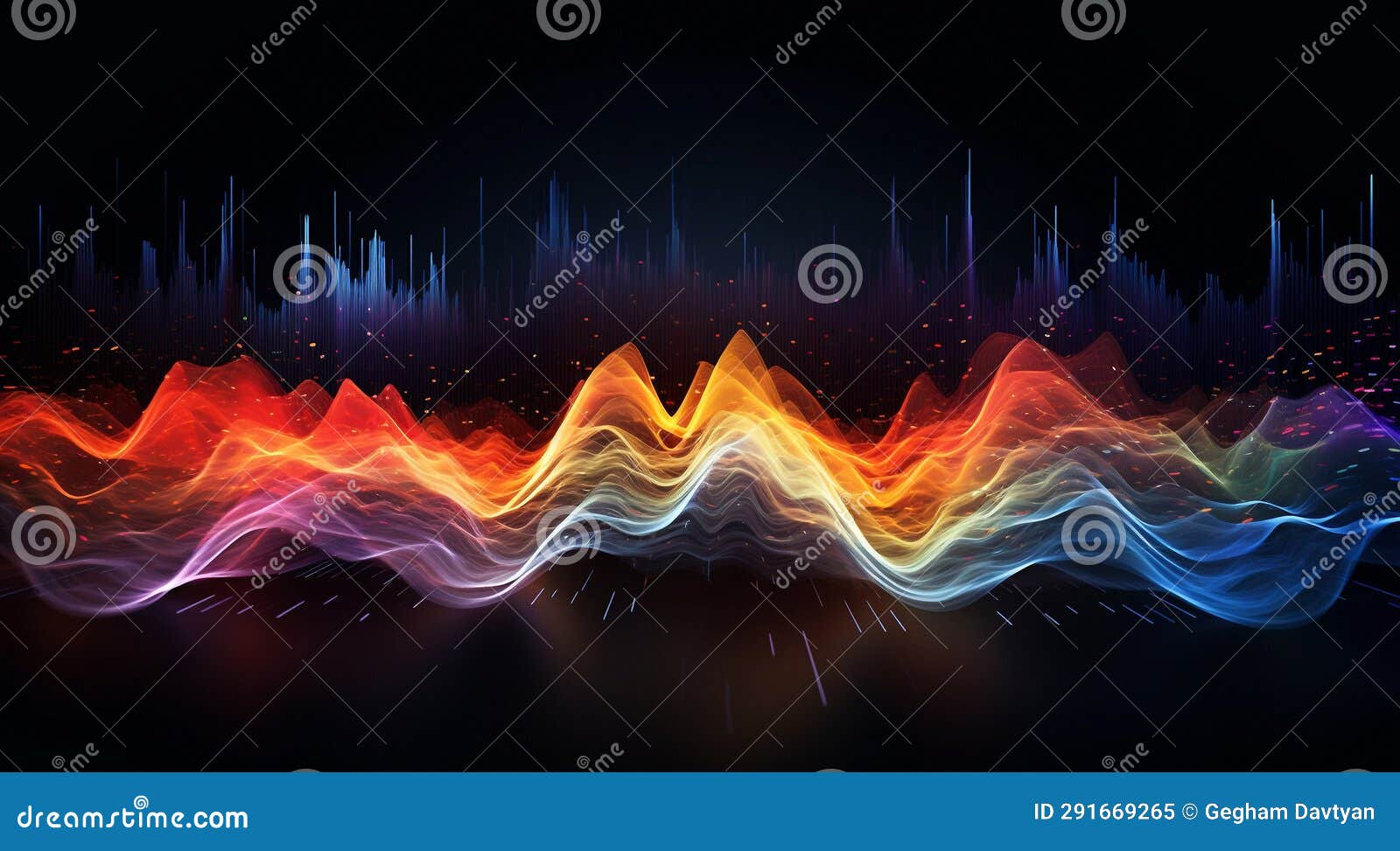 Hd Sound Wave Wallpaper, Visual Waves Background, Graphic Designed ...