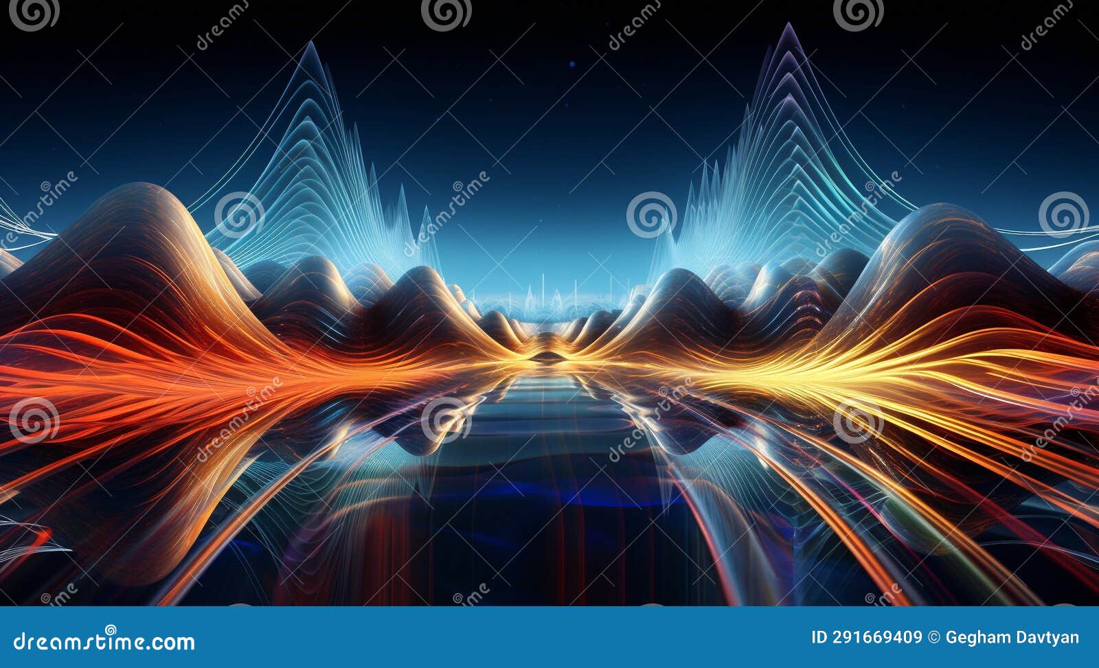 Hd Sound Wave Wallpaper, Visual Waves Background, Graphic Designed ...