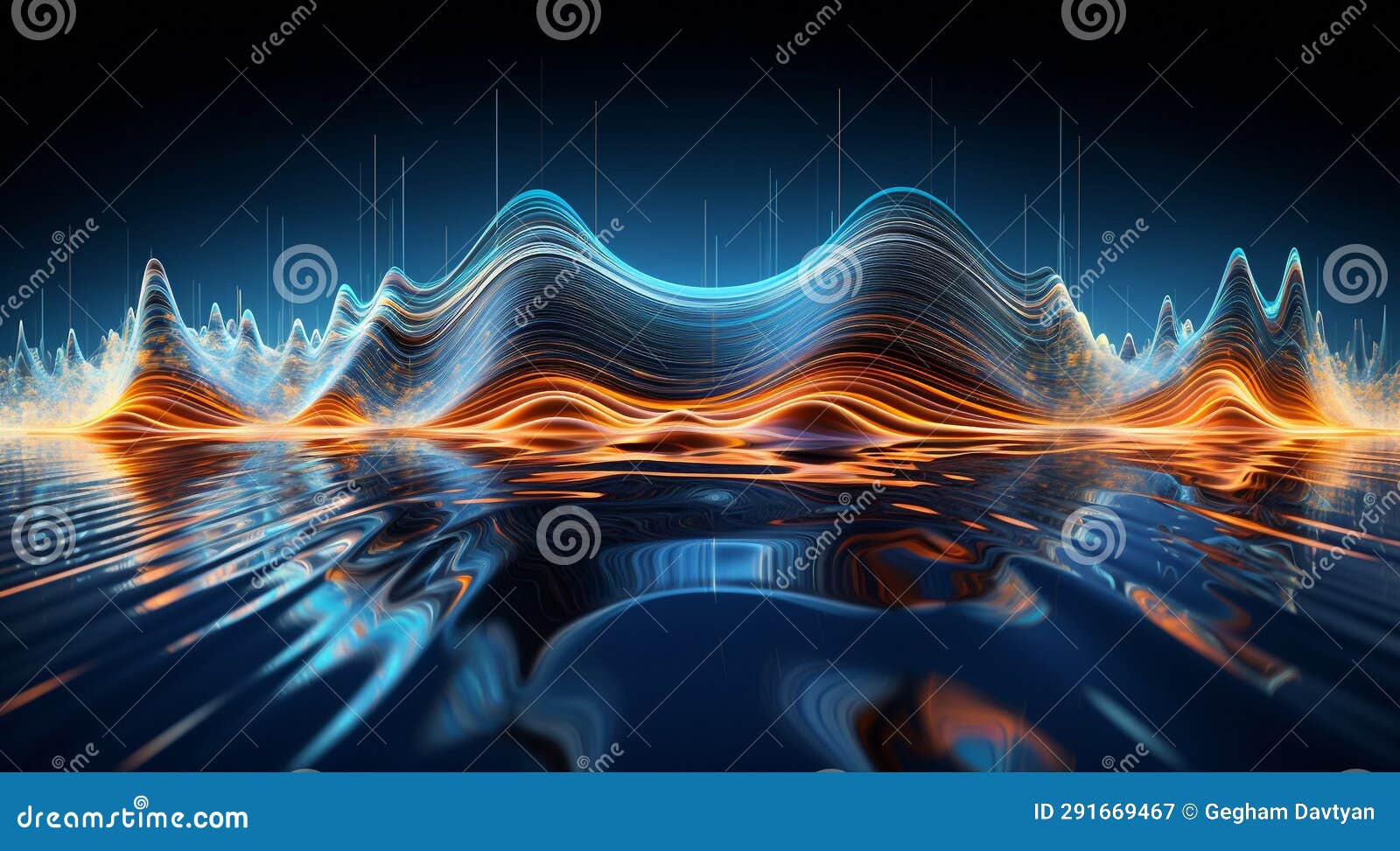 Hd Sound Wave Wallpaper, Visual Waves Background, Graphic Designed ...