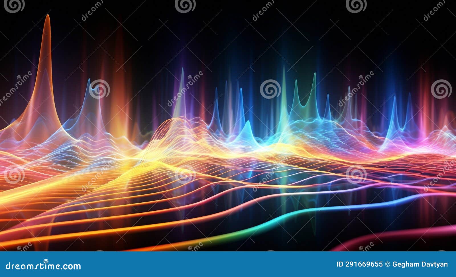 Hd Sound Wave Wallpaper, Visual Waves Background, Graphic Designed ...