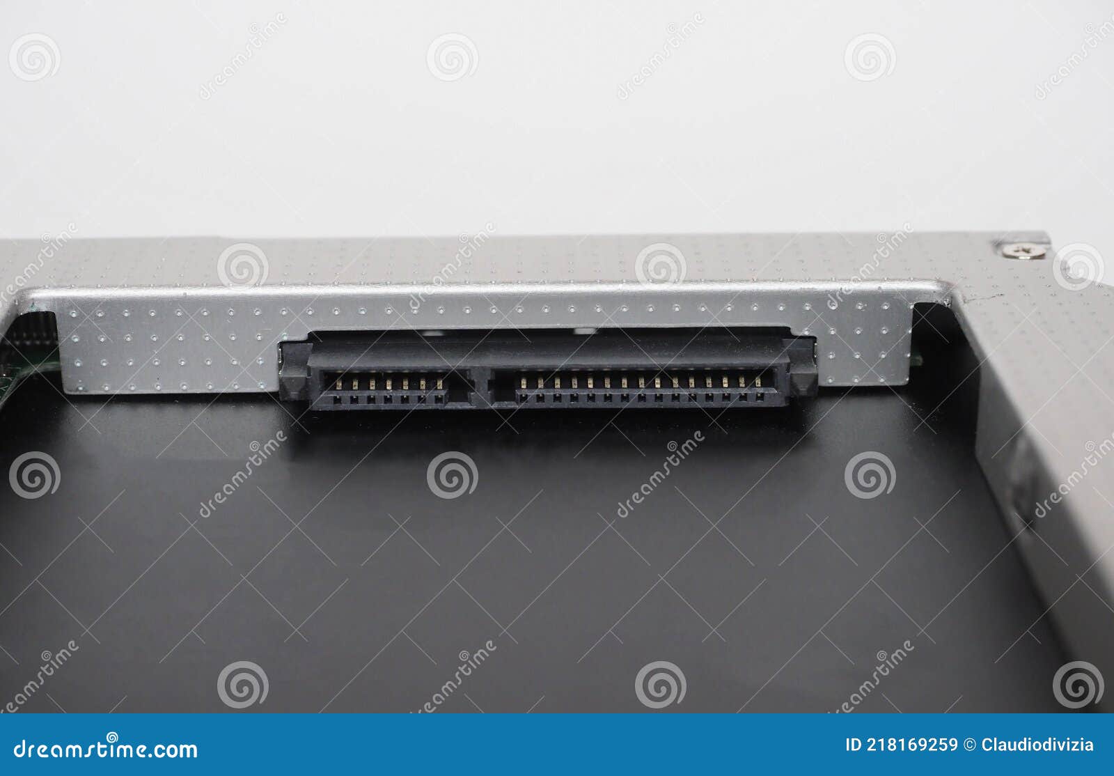 HD or SSD sata port stock image. Image of electronics - 218169259