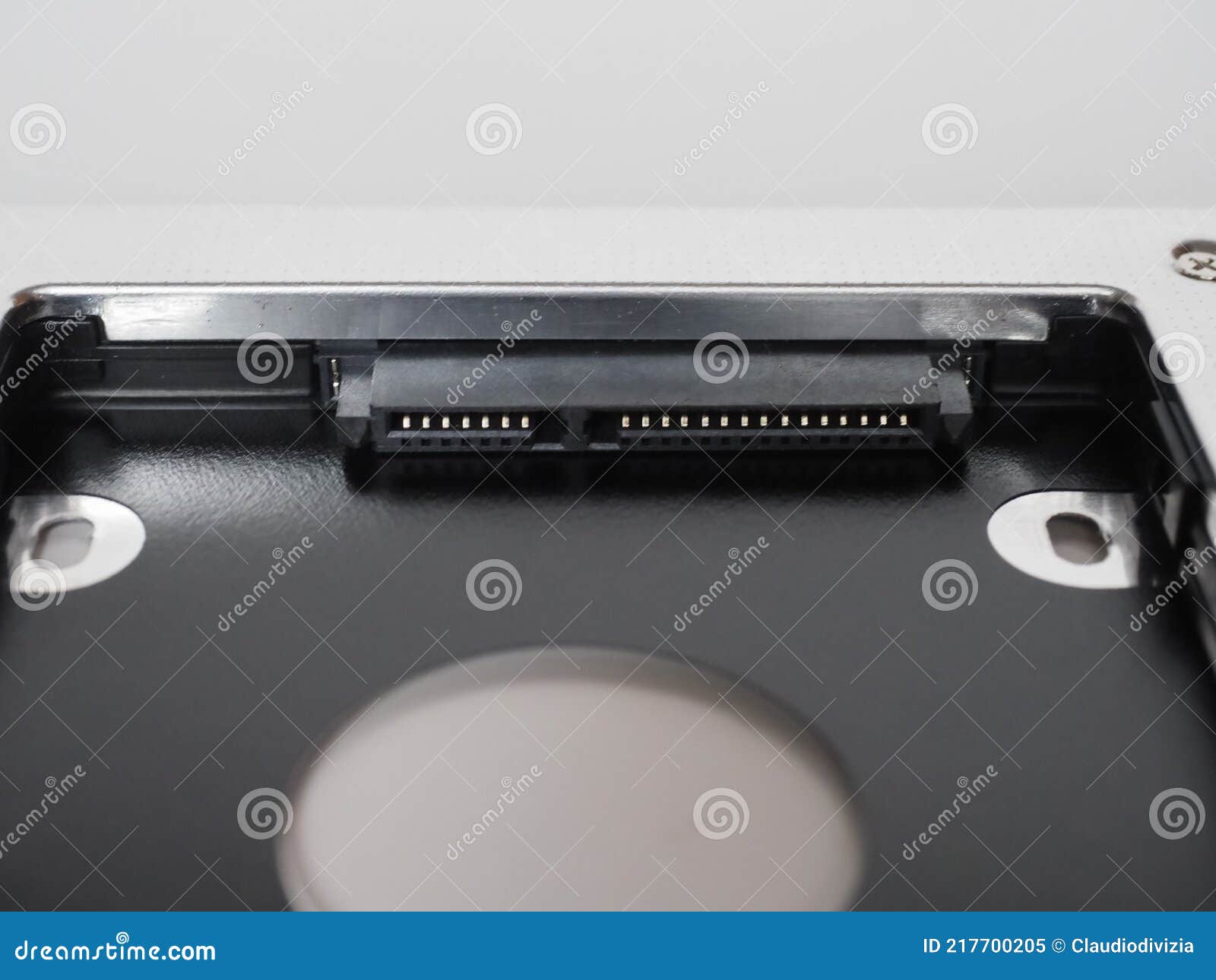 HD or SSD sata port stock image. Image of sata, disk - 217700205