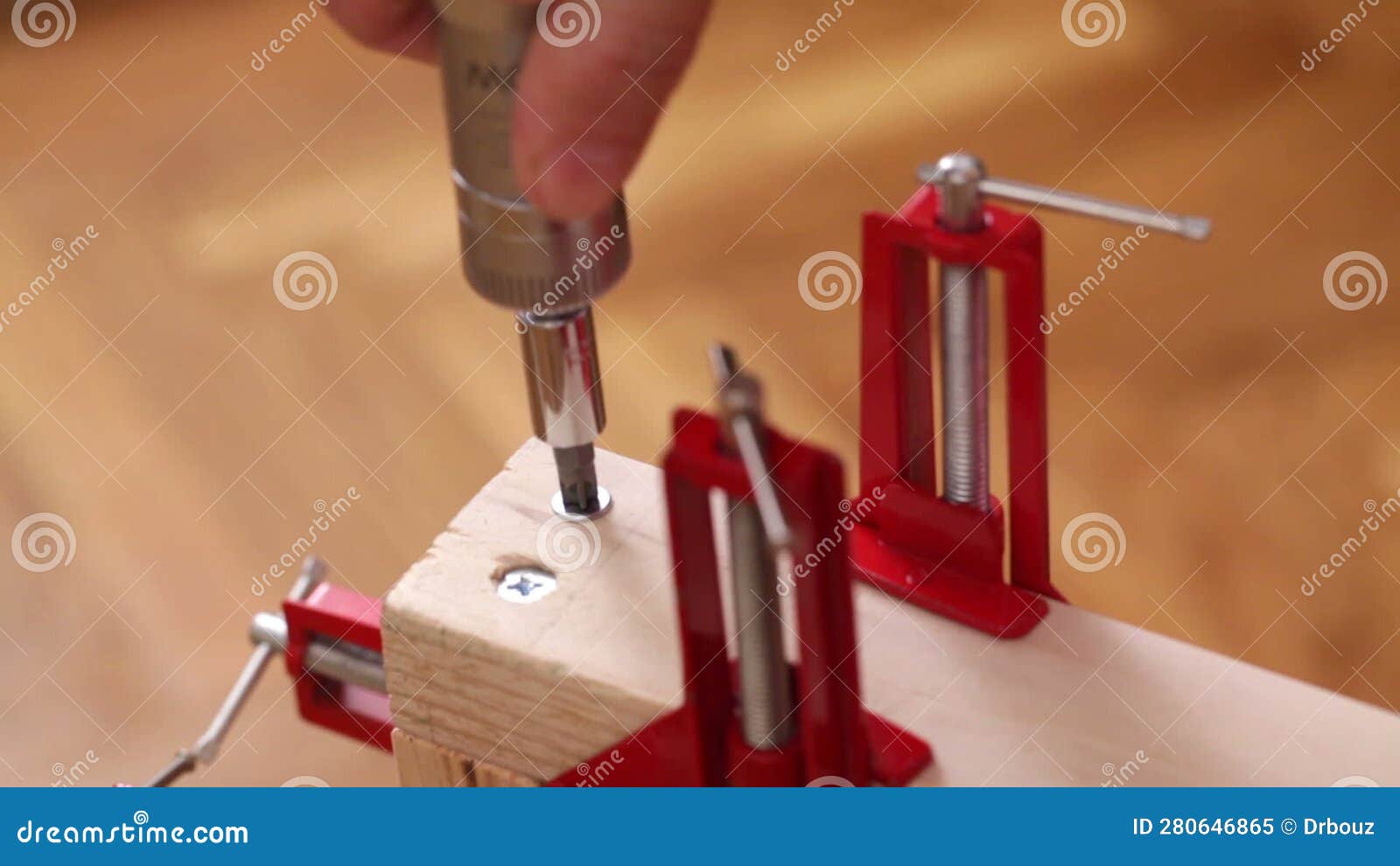 Twisting sing screwdriver stock video. Video of closeup - 280646865