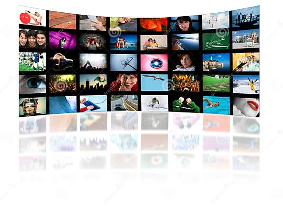 HD TV Production Technology Concept Stock Illustration - Illustration ...