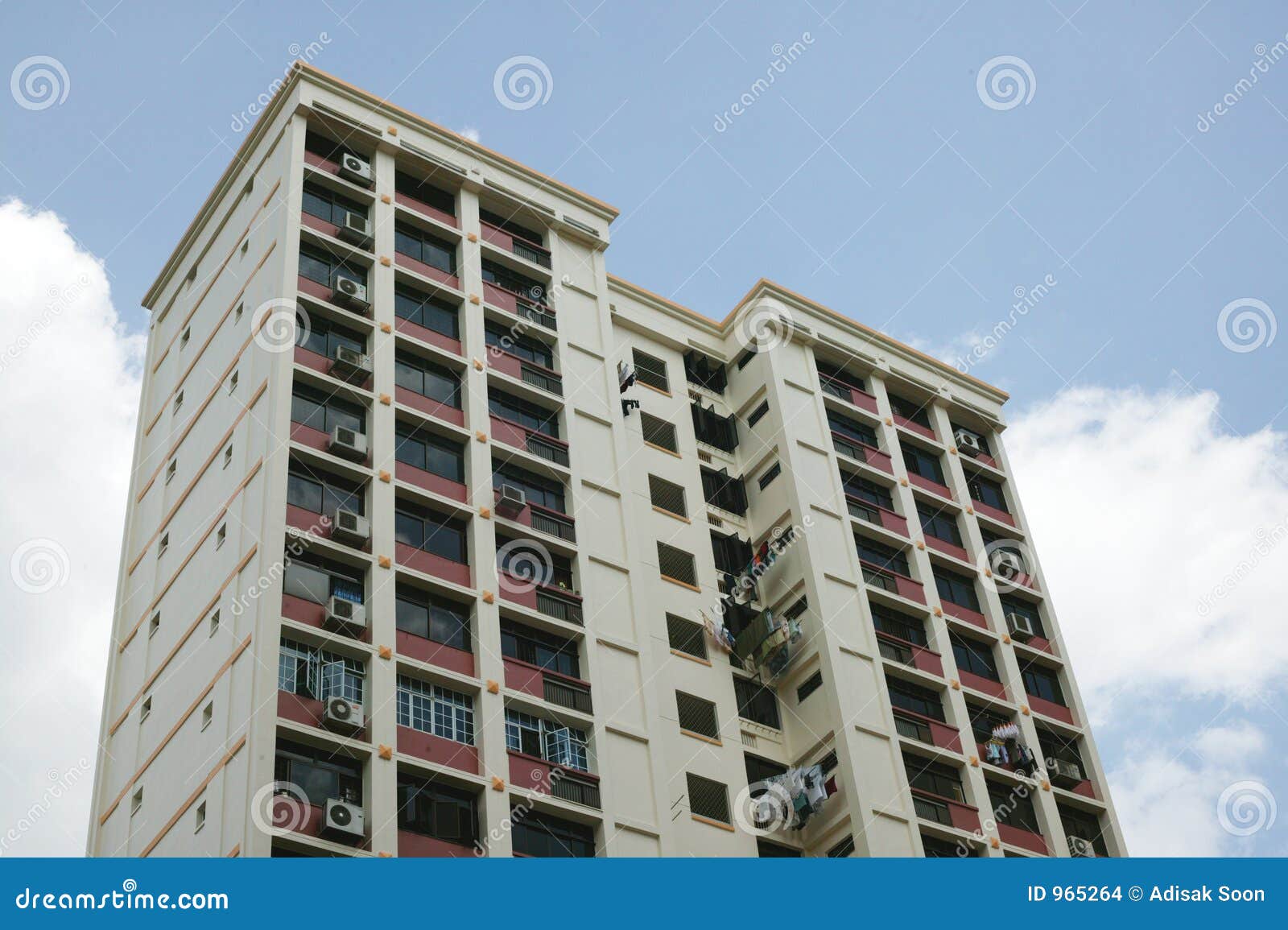 HDB Singapore stock photo. Image of apartment, density - 965264