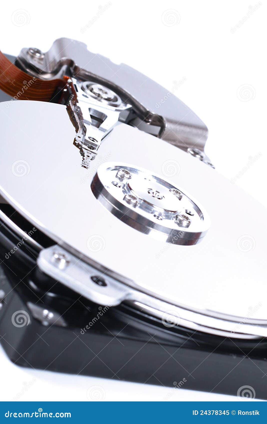 Hdd stock image. Image of isolated, lose, equipment, inside - 24378345