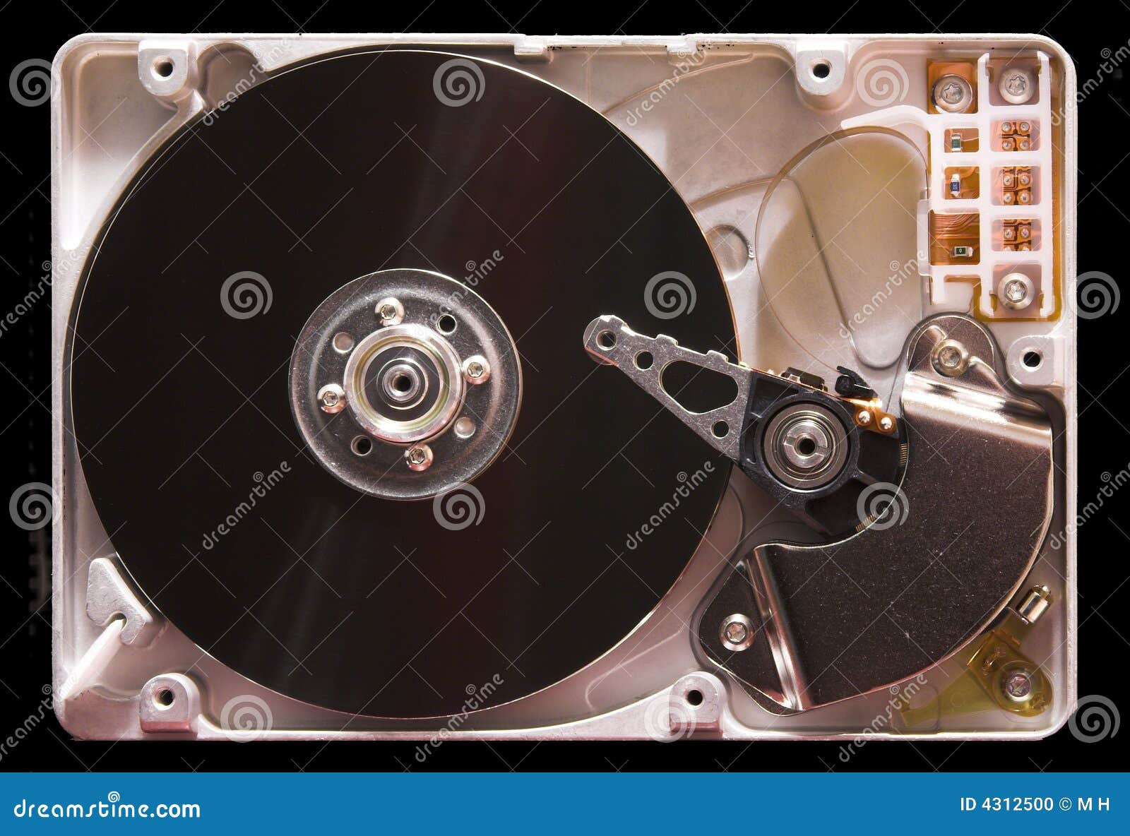 HDD stock photo. Image of computer, disk, detail, circuit - 4312500