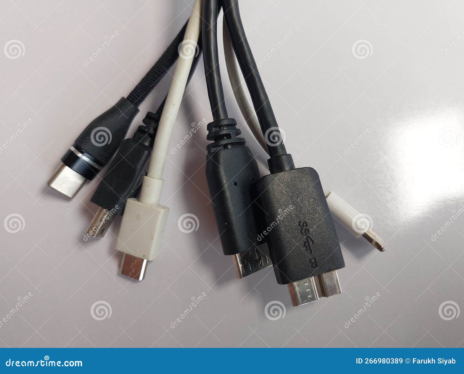 The Hdd and Changing Cables Very Nice Stock Image - Image of cables ...