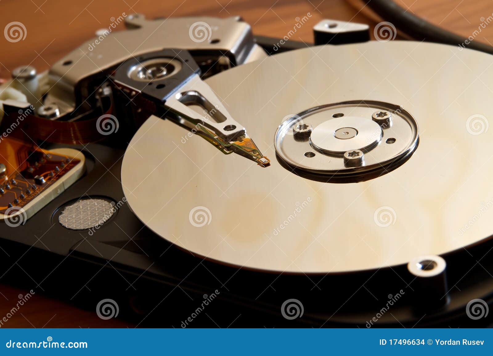 HDD Drive on Server Storage Stock Photo - Image of head, digital: 17496634