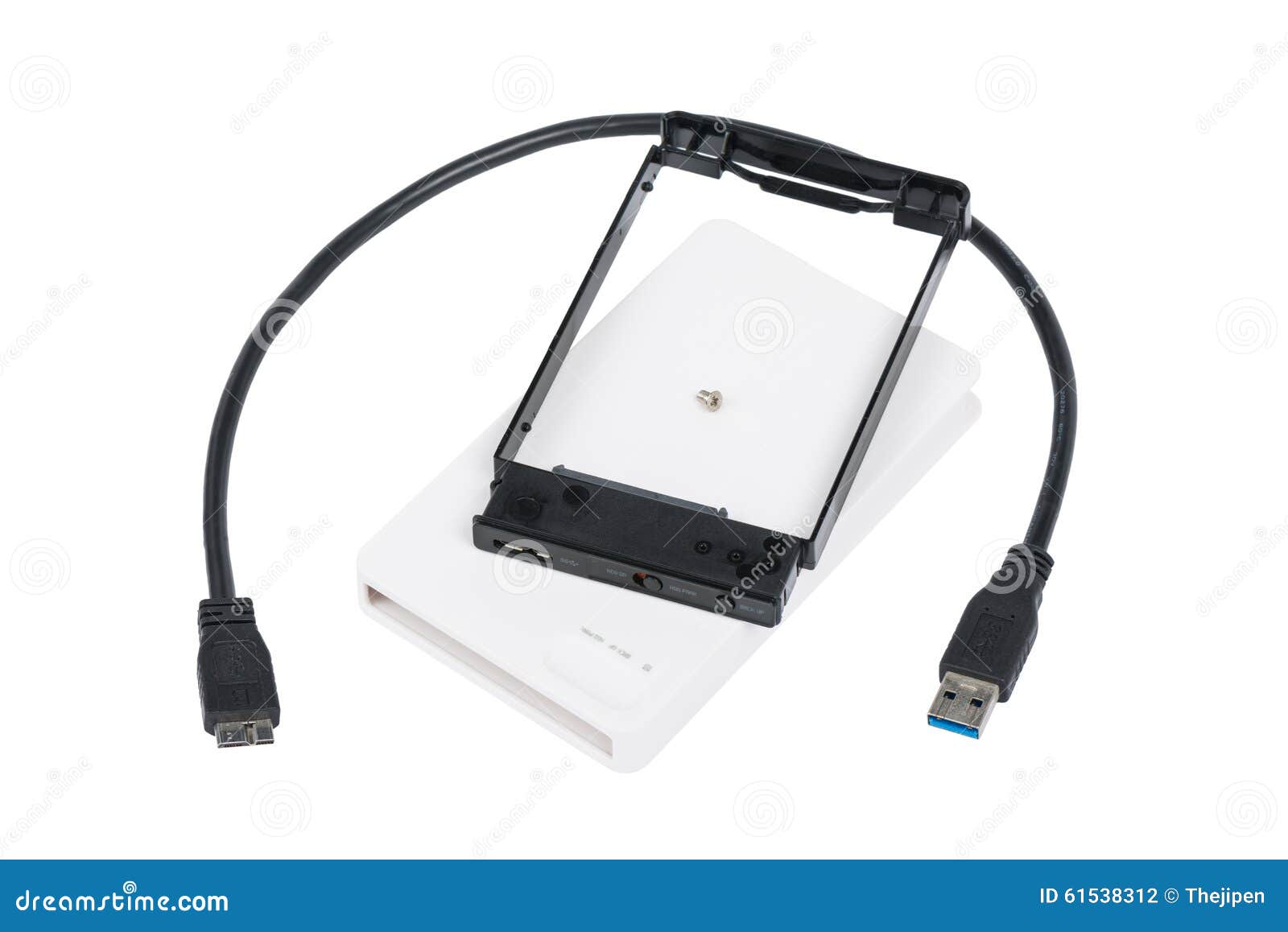Hdd External Enclosure Case Stock Photo - Image of portable, disk: 61538312