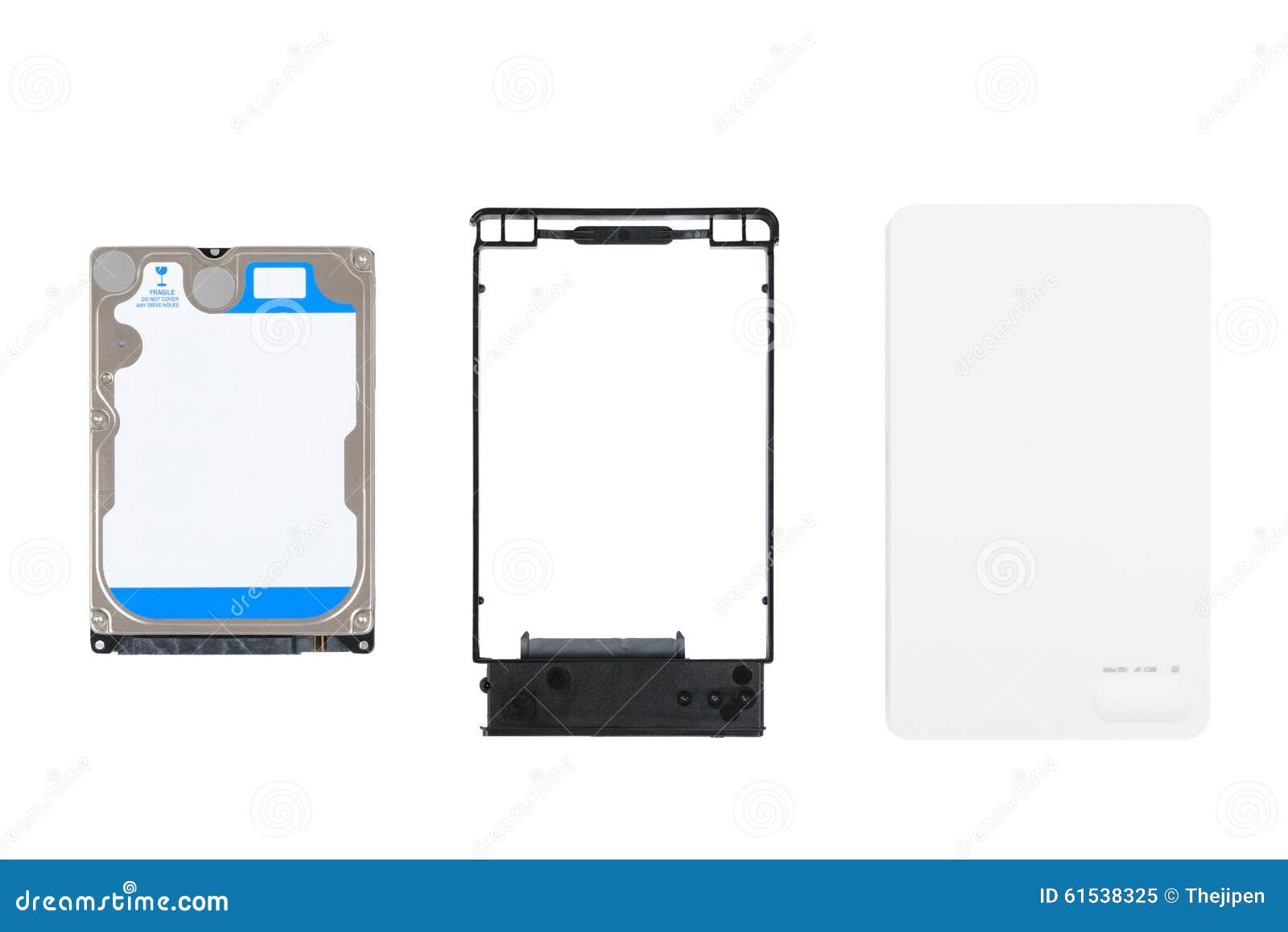 HDD and External Enclosure Case Stock Image - Image of detail ...