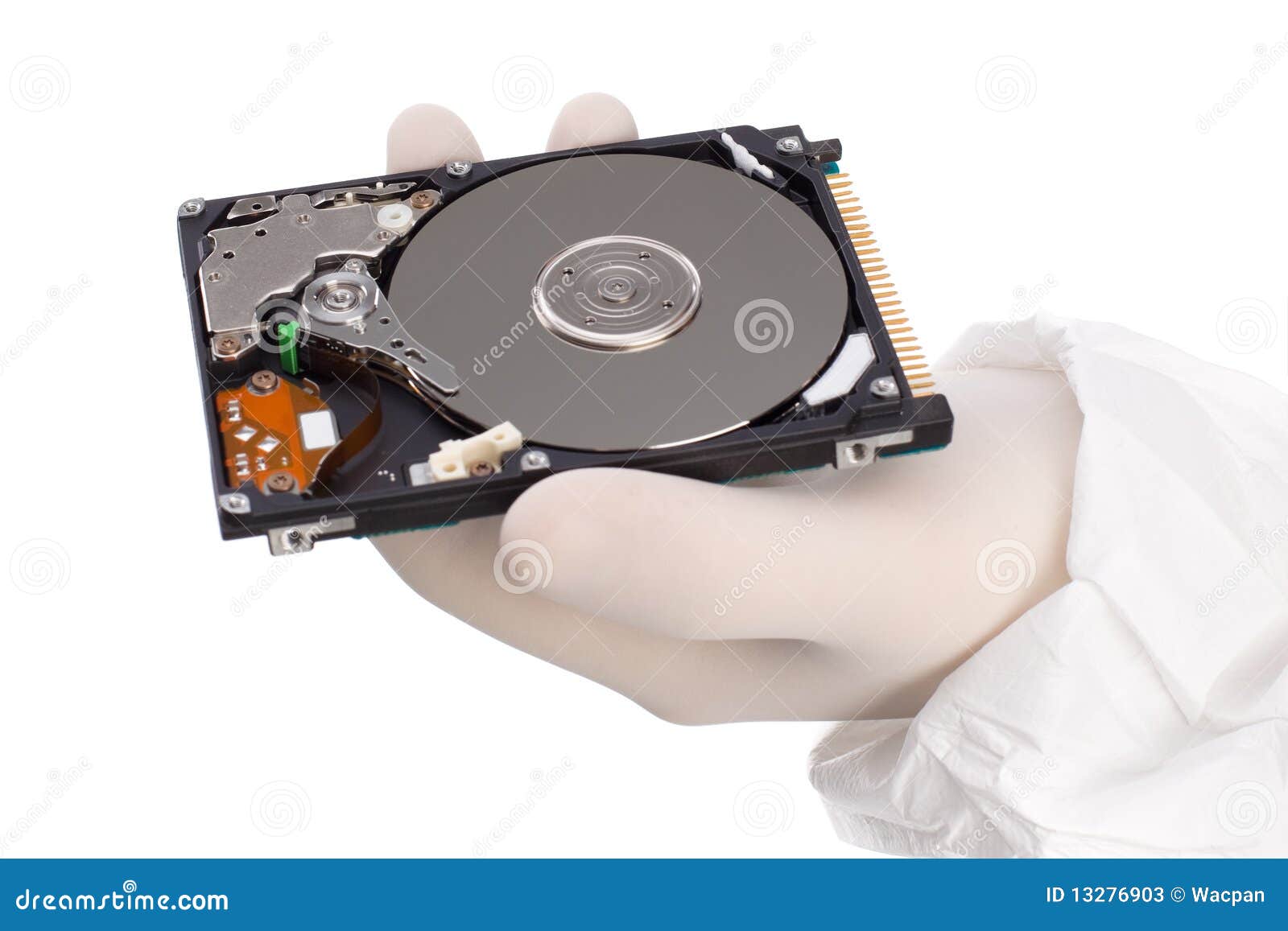 Hdd in hand stock image. Image of archives, read, storage - 13276903