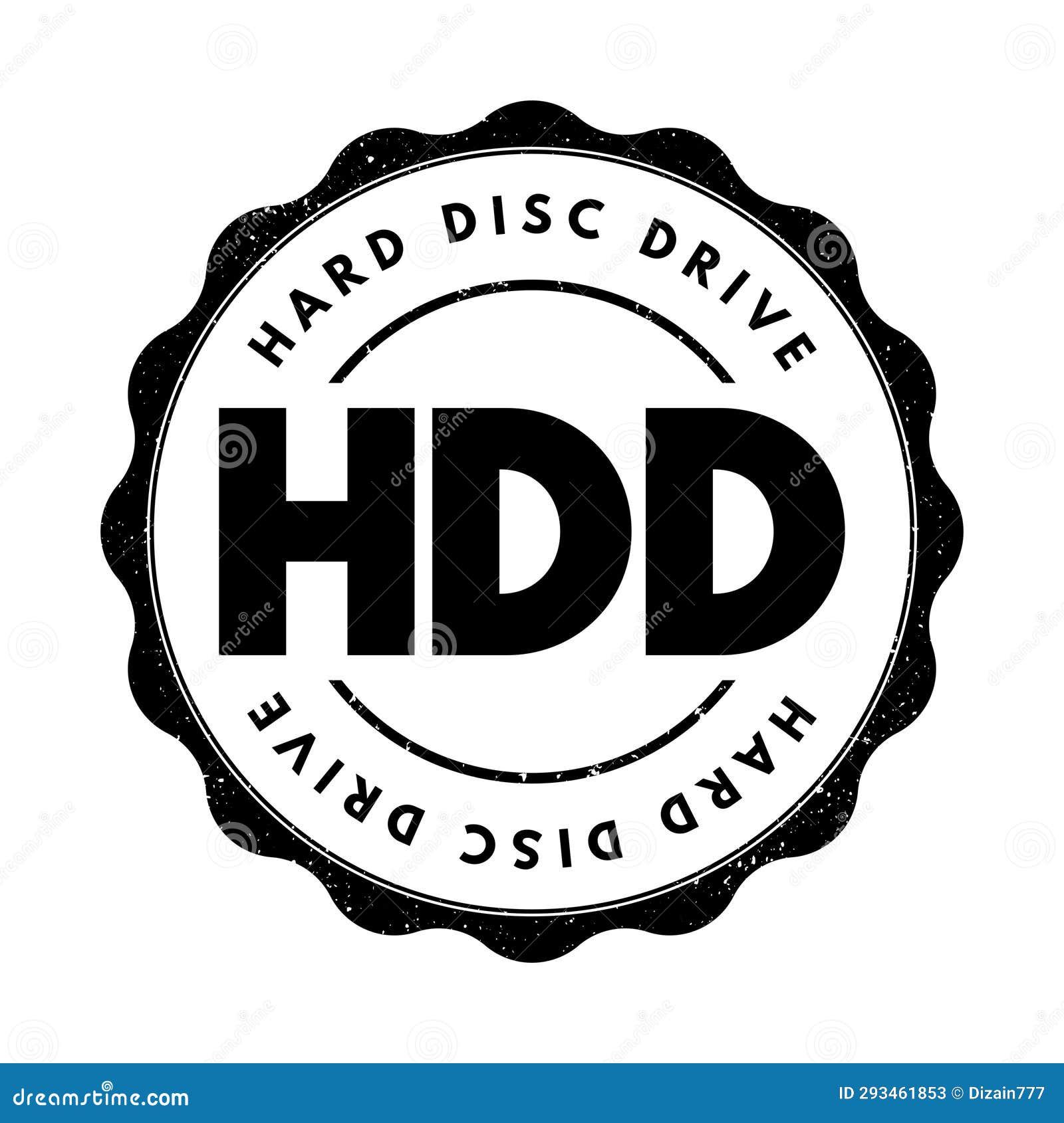 HDD Hard Disc Drive - Electro-mechanical Data Storage Device that ...