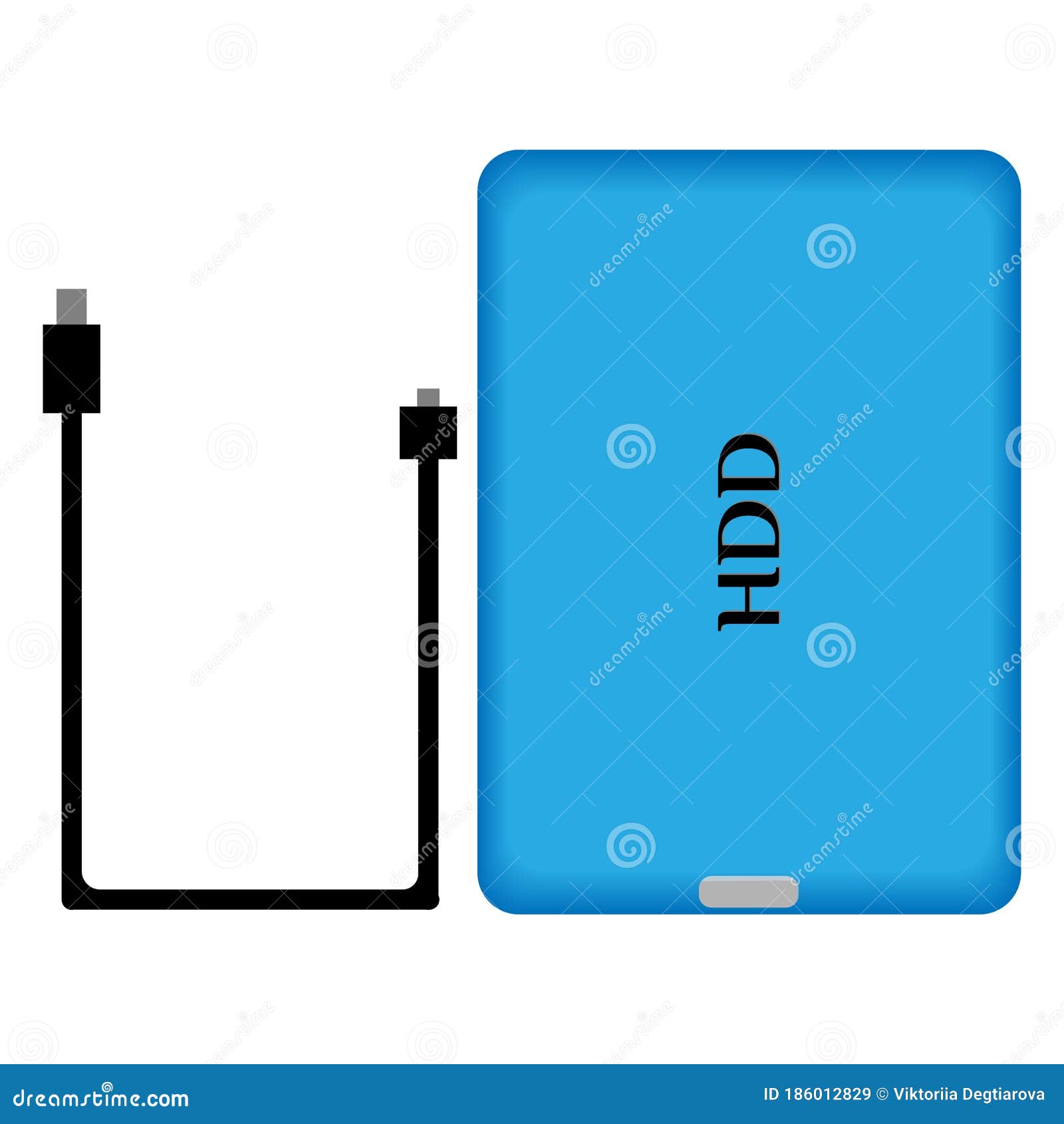 Set Of External Storage Media: Floppy Disk, External Hard Disk Drive ... Set Of External Storage Media: Floppy Disk, External Hard Disk Drive ...
