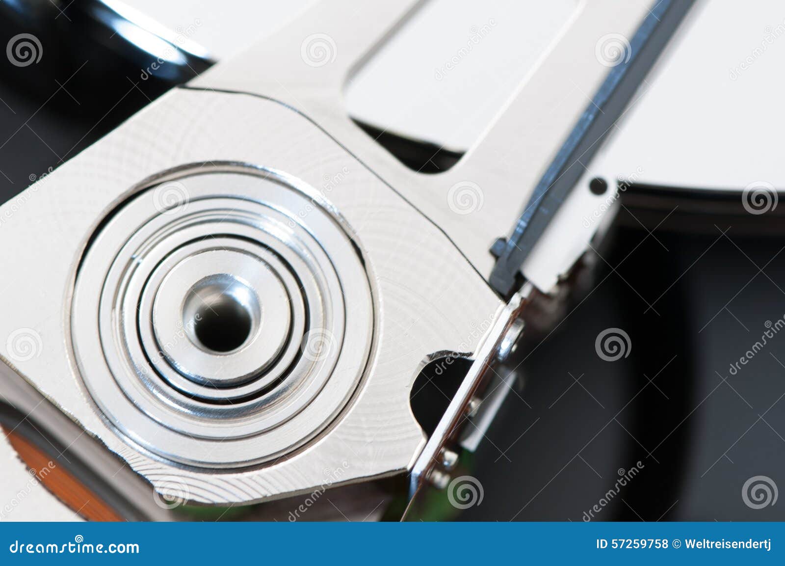 HDD Harddisk Internals Closeup Datadisk Stock Photo - Image of ...